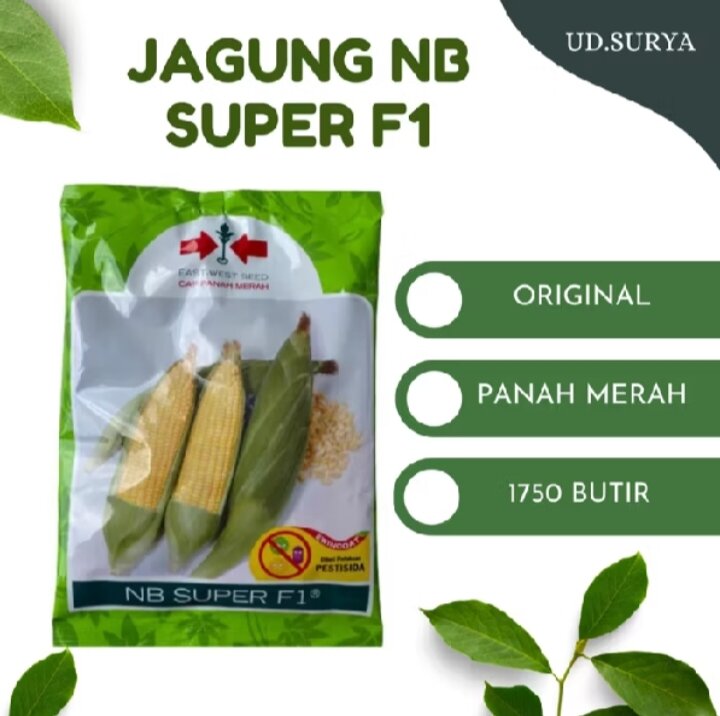 BENIH JAGUNG MANIS NB SUPER F1 ISI KEMASAN 1750 BUTIR CAP PANAH MERAH ...