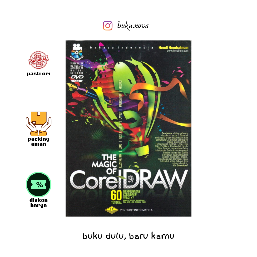 Buku The Magic of Coreldraw Edisi Revisi ke-3 + CD | Lazada Indonesia