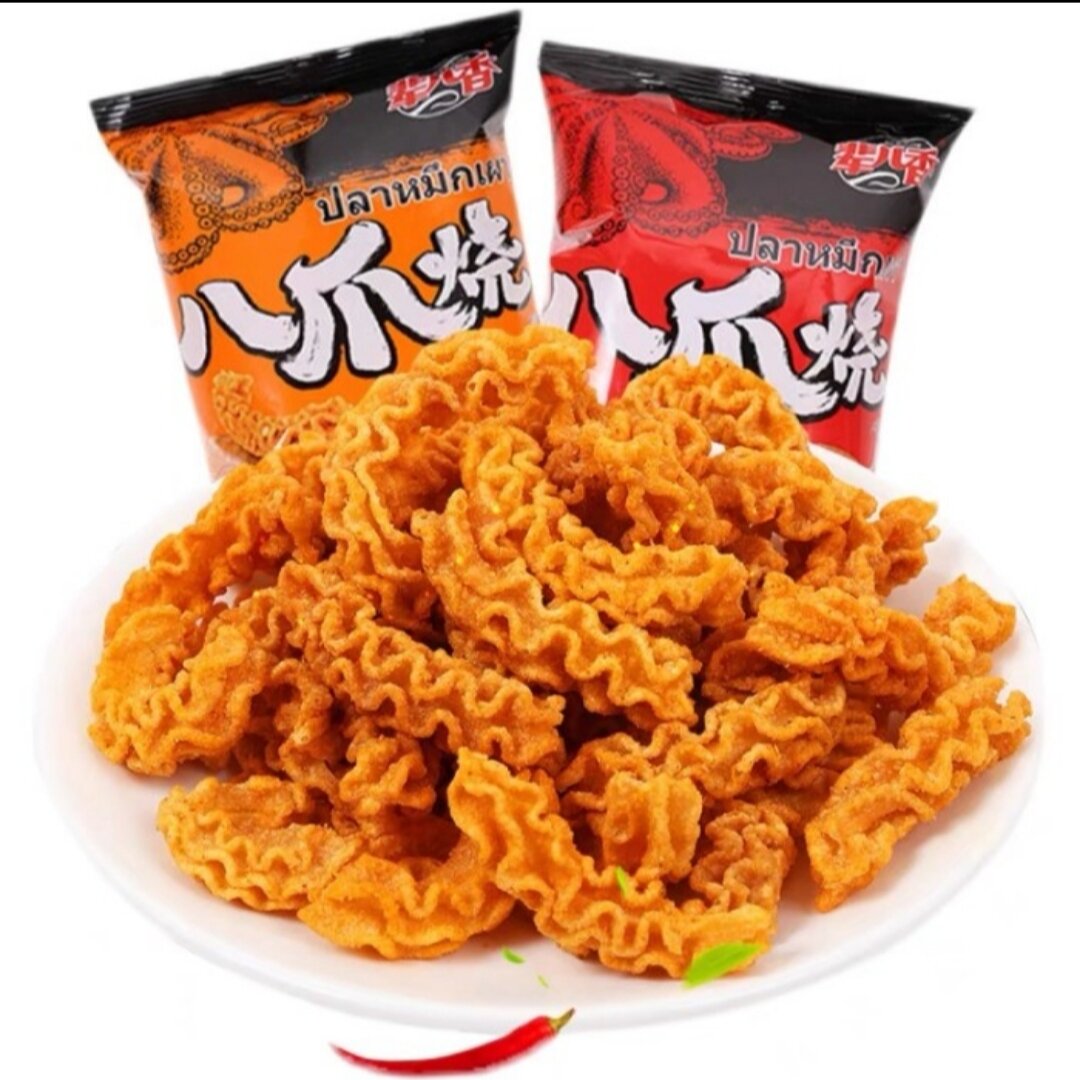 Keripik Gurita - Octopus Roasted Cemilan - Bei Er Xiang 46gr | Lazada ...