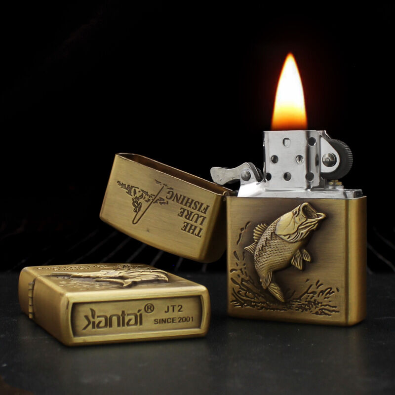 Korek Api Kantai Jiantai Korek Api Minyak Roda Motif Hewan Ikan Laut ...