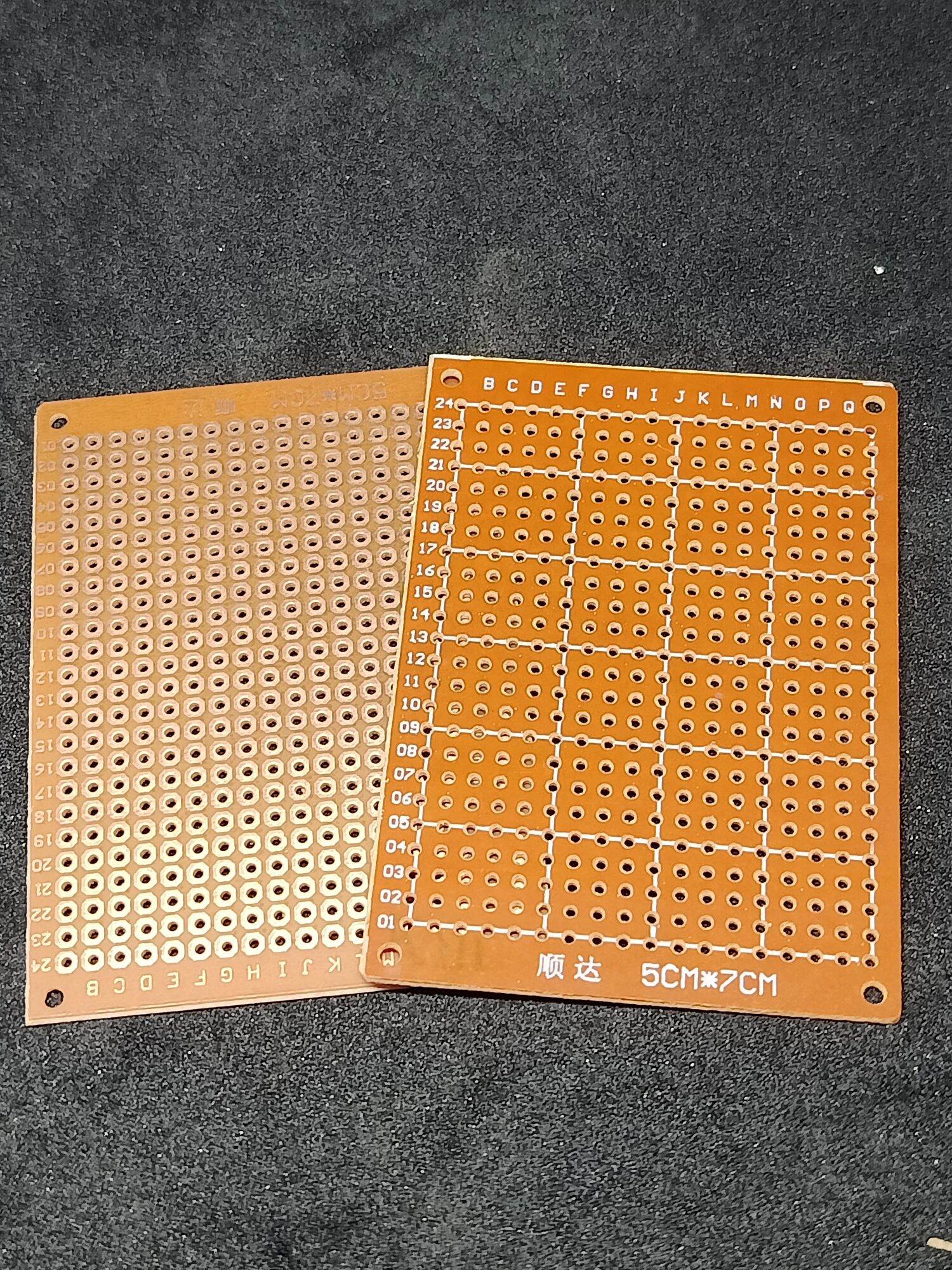 PCB Bolong lobang Lubang dot Matrix IC 5x7 cm 5x7cm 5*7 Fiber | Lazada ...