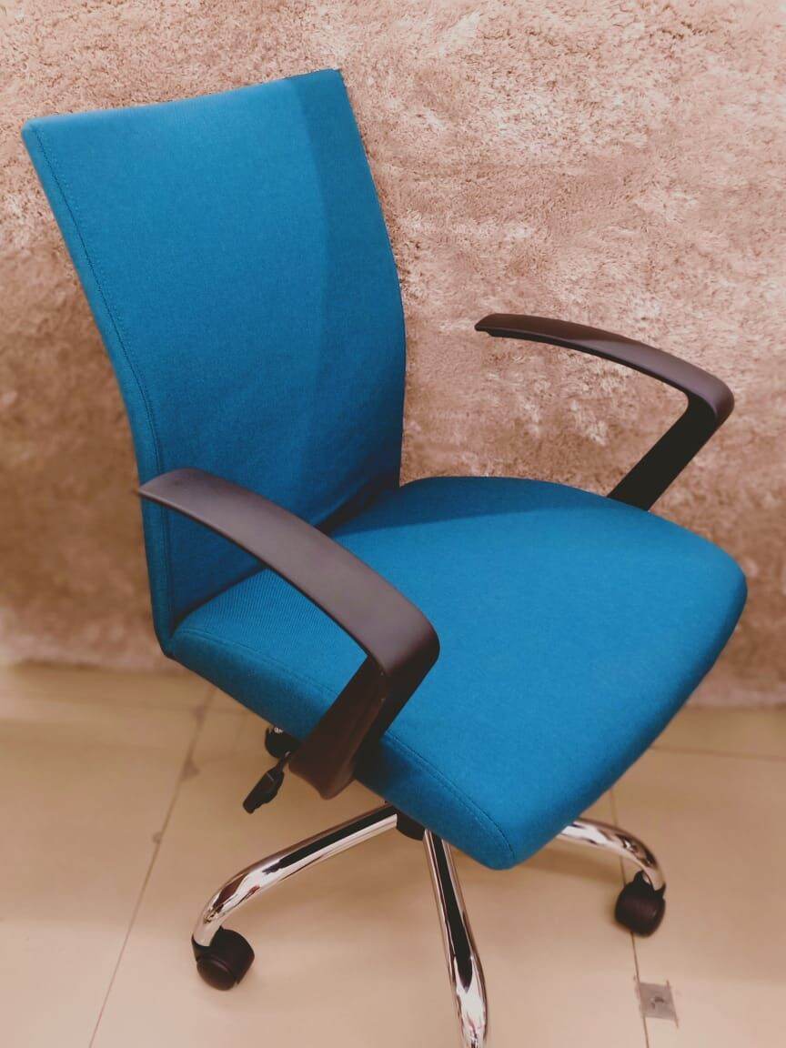 Kursi kantor informa coral biru blue kursi kerja kursi belajar kursi ...