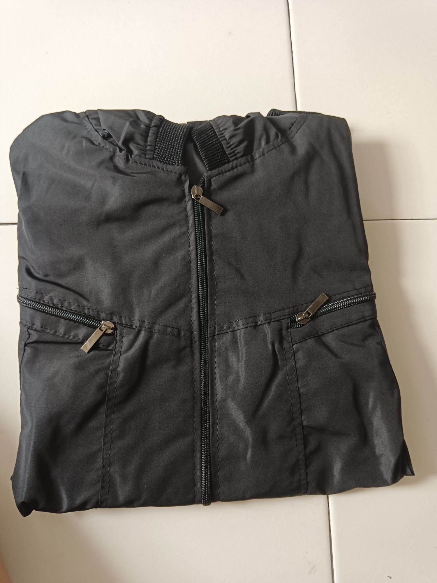 LuoSha-JAKET WANITA PARASUT JUMBO 5L (LD 120) | Lazada Indonesia