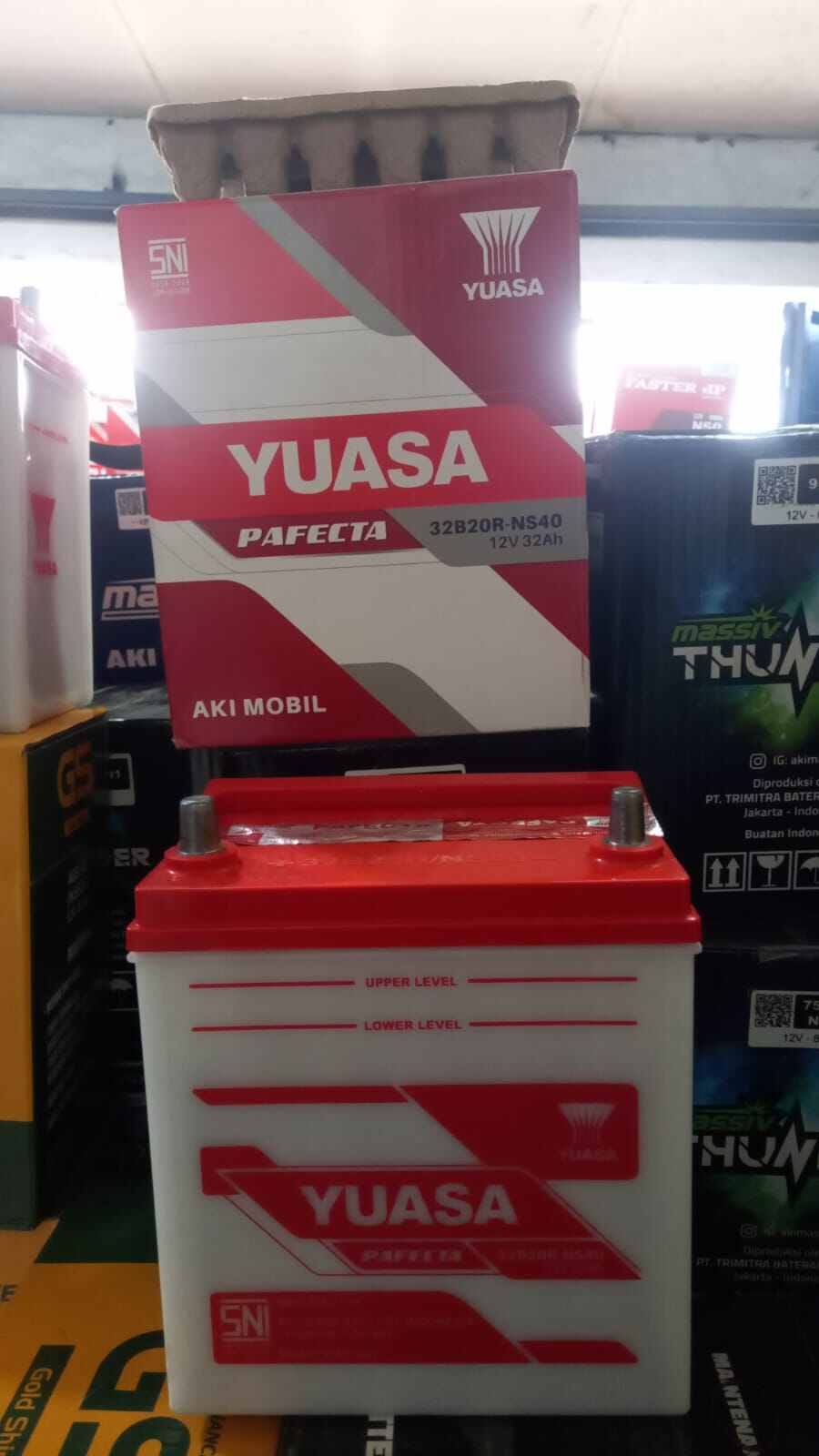 AKI MOBIL TOYOTA AVANZA YUASA NS40 AKI BASAH | Lazada Indonesia
