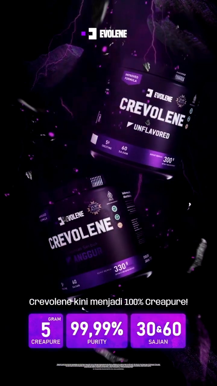 EVOLENE CREVOLENE CREAPURE 330 GRAM PURE CREATINE | Lazada Indonesia