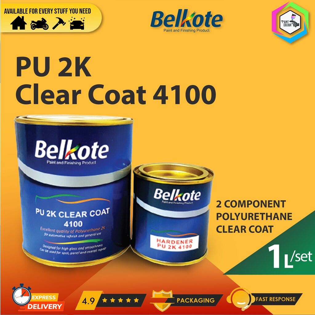 CLEAR BELKOTE 4100 PU 2K 300ml | Lazada Indonesia