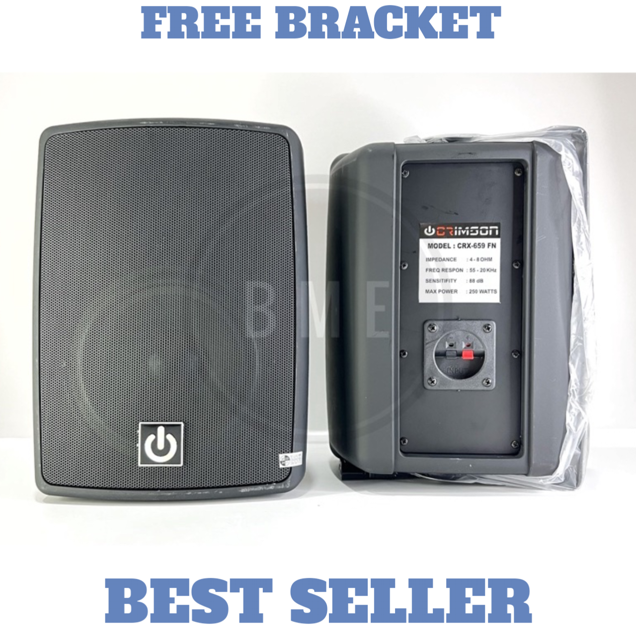 SPEAKER PASIF BOX 6 INCH - SPEAKER VOCAL AUDIO SOUND SYSTEM - CRIMSON SPEAKER GANTUNG DINDING ...