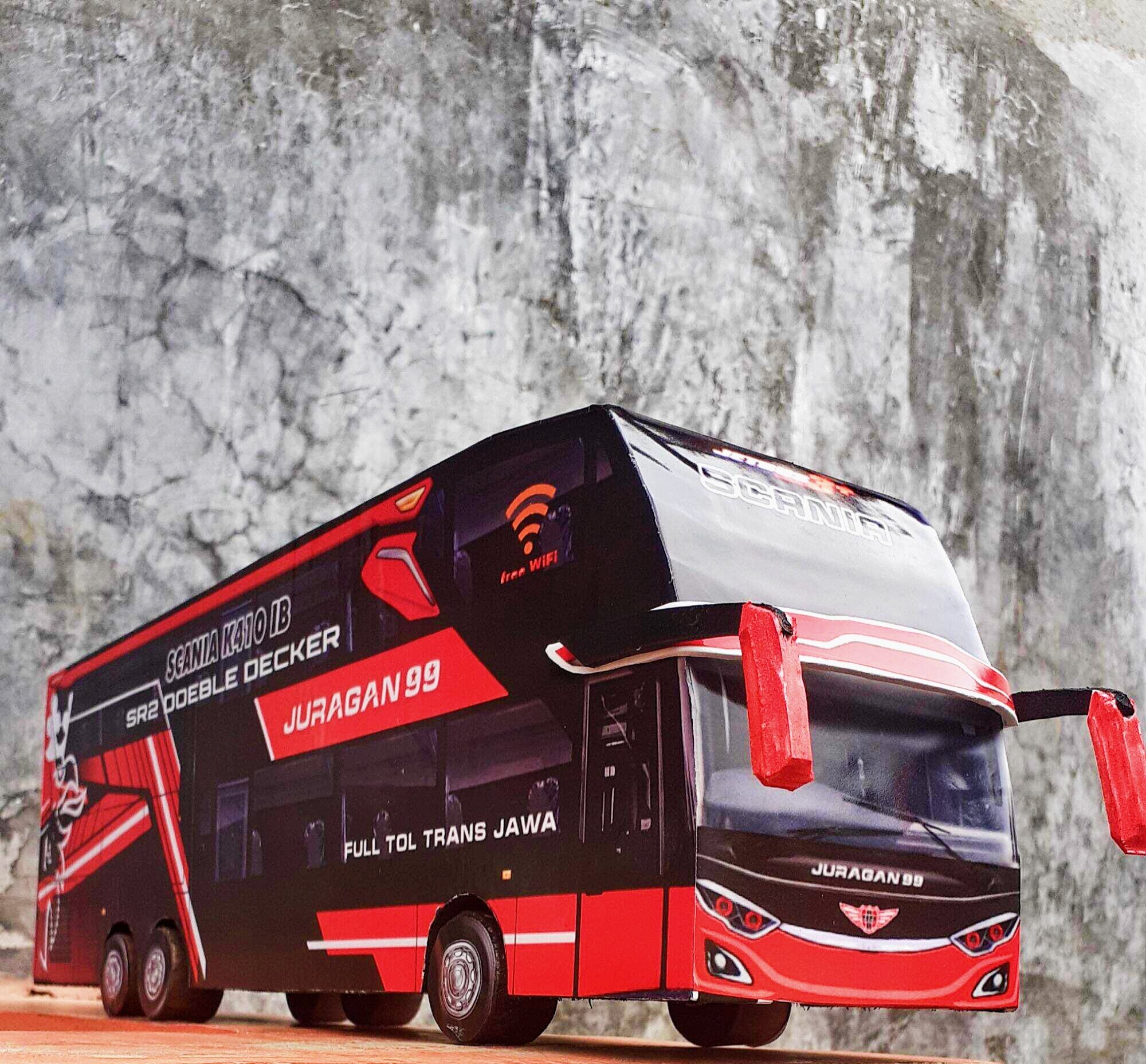 MINIATUR BUS TELOLET BASURI/MINIATUR BUS TELOLET/MINIATUR BUS REMOT ...