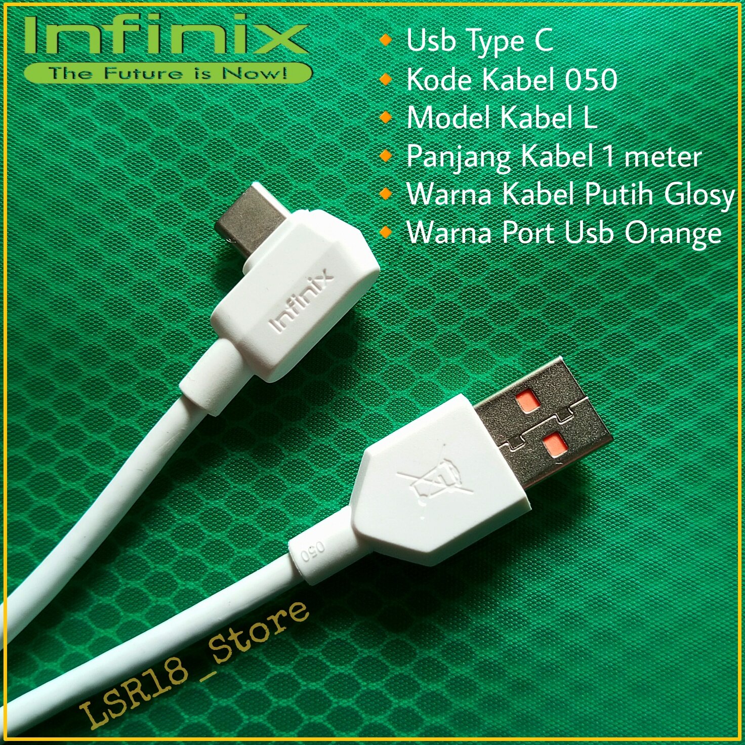 [KODE 050] Kabel Data INFINIX GT 20 Pro Original 45 Watt (Kabel L ...