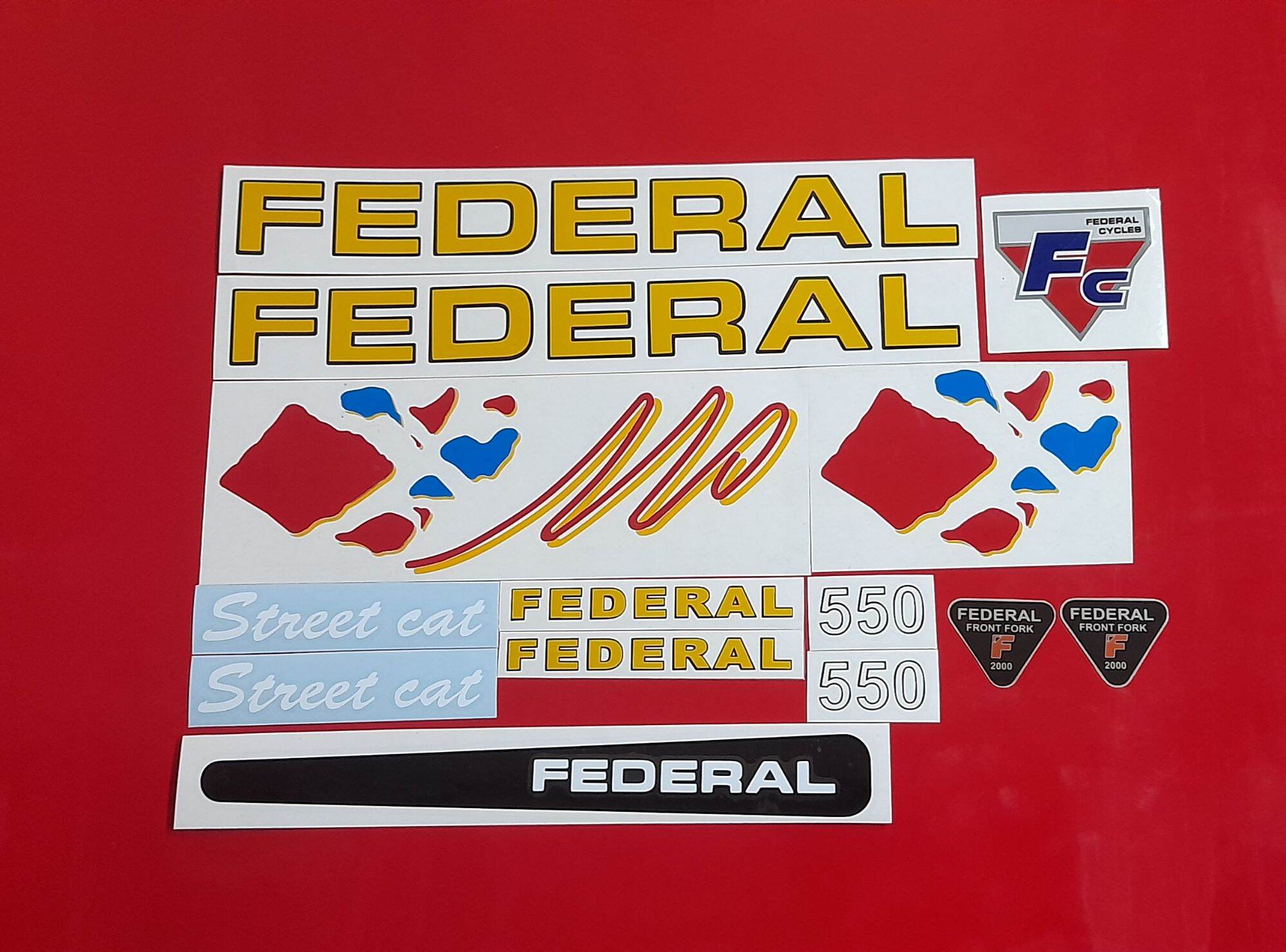 Stiker Sepeda Federal Street cat 550 | Lazada Indonesia