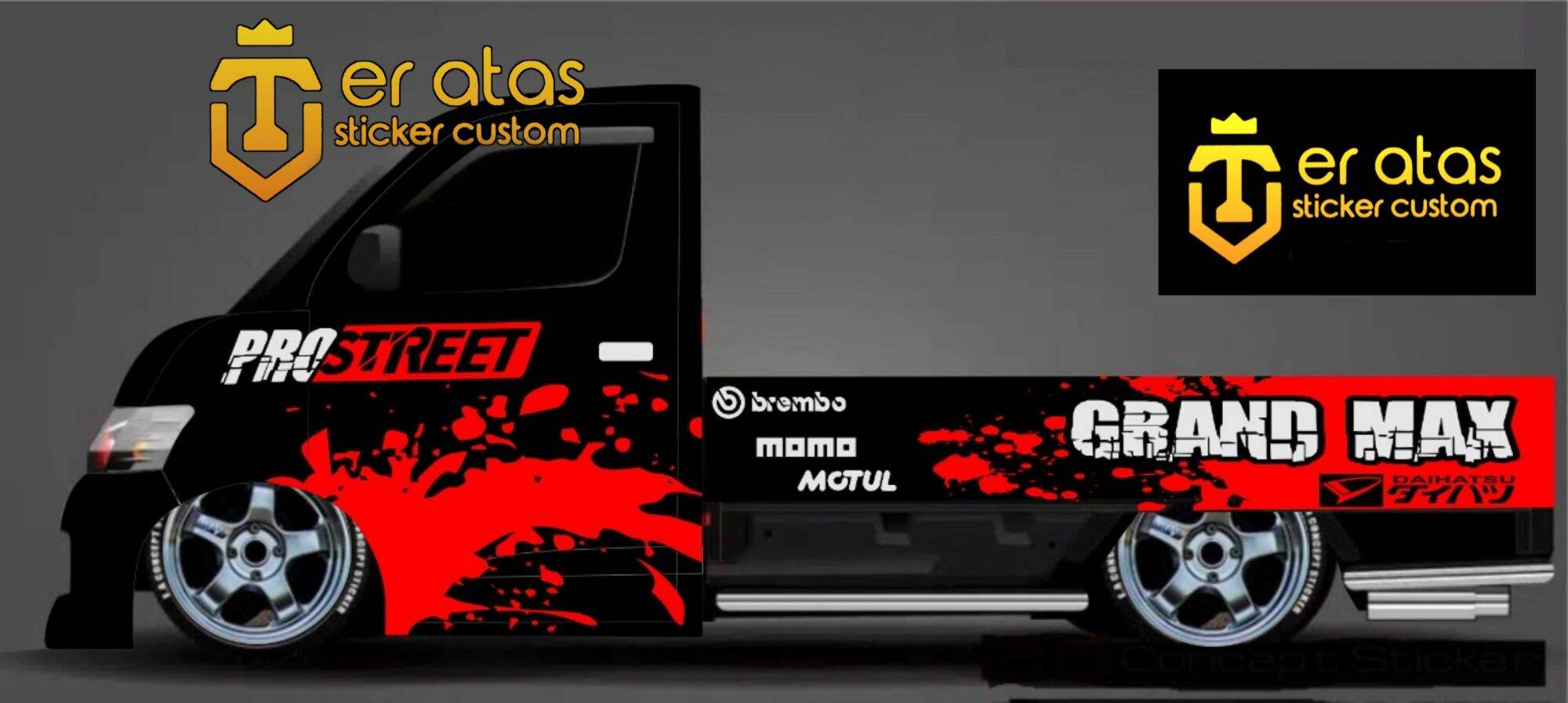 STICKER MOBIL GRAND MAX PICK UP. sticker mobil pick up | Lazada Indonesia