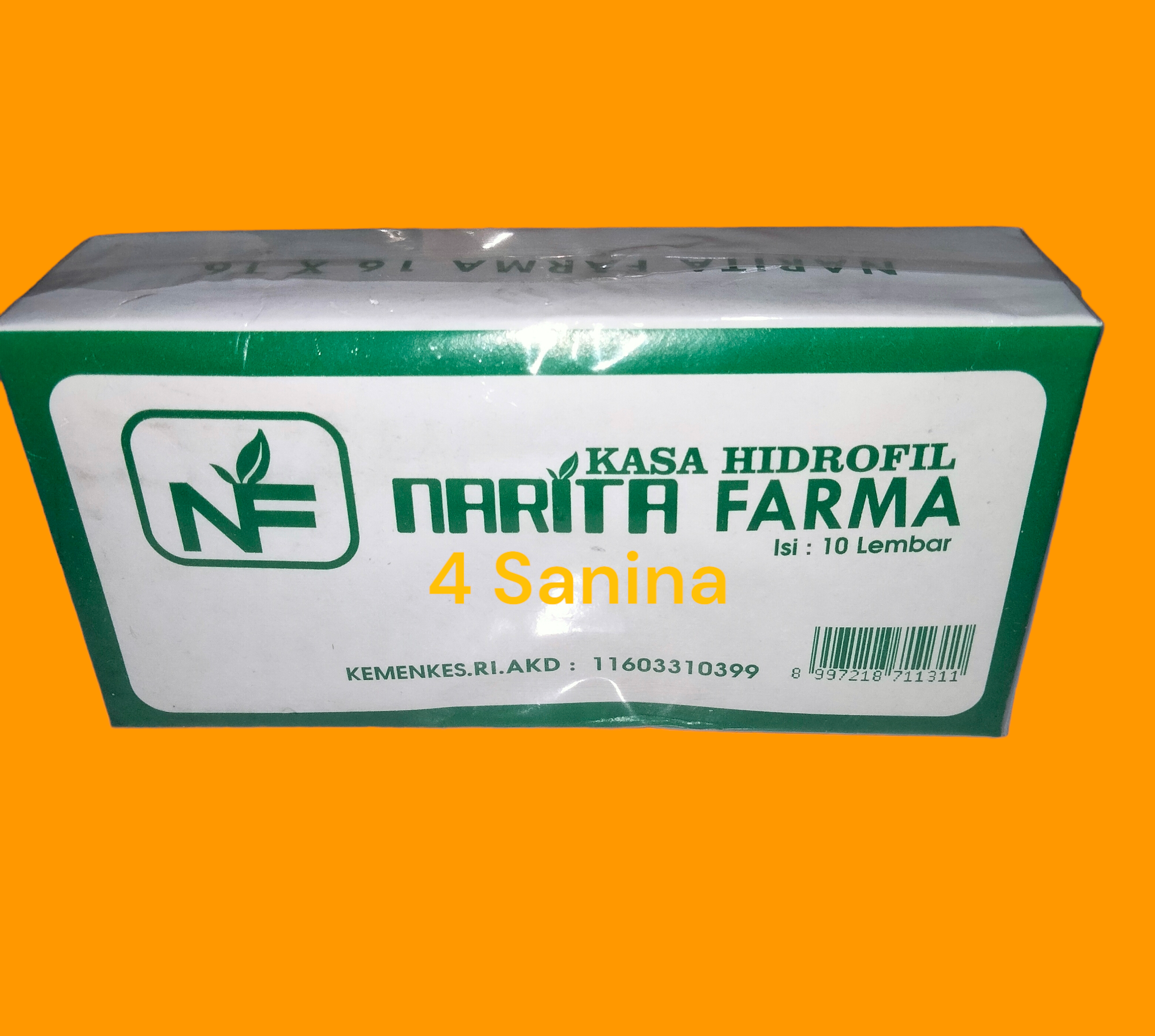 KASA HIDROFIL / BOK ISI 10 LEMBAR / KASA NARITA FARMA | Lazada Indonesia