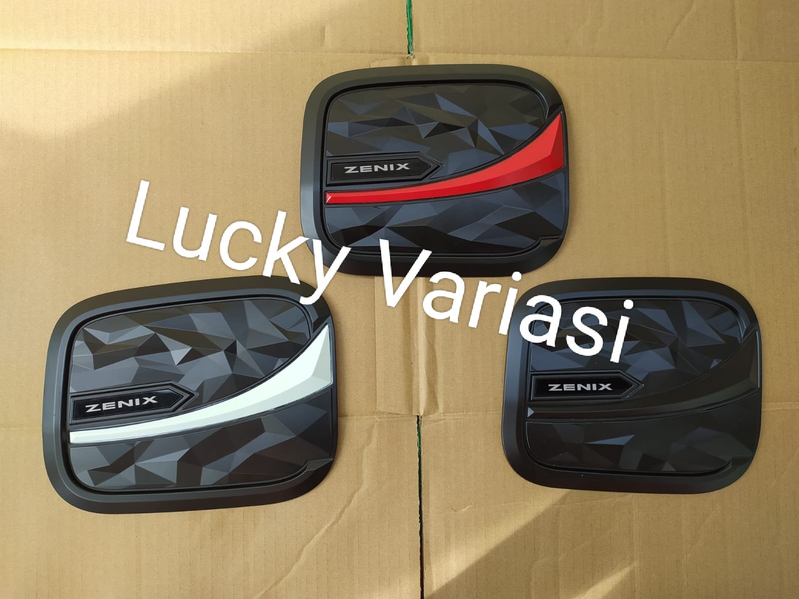 tank cover tutup tangki Innova Zenix 2023 2024 Diamond hitam | Lazada ...