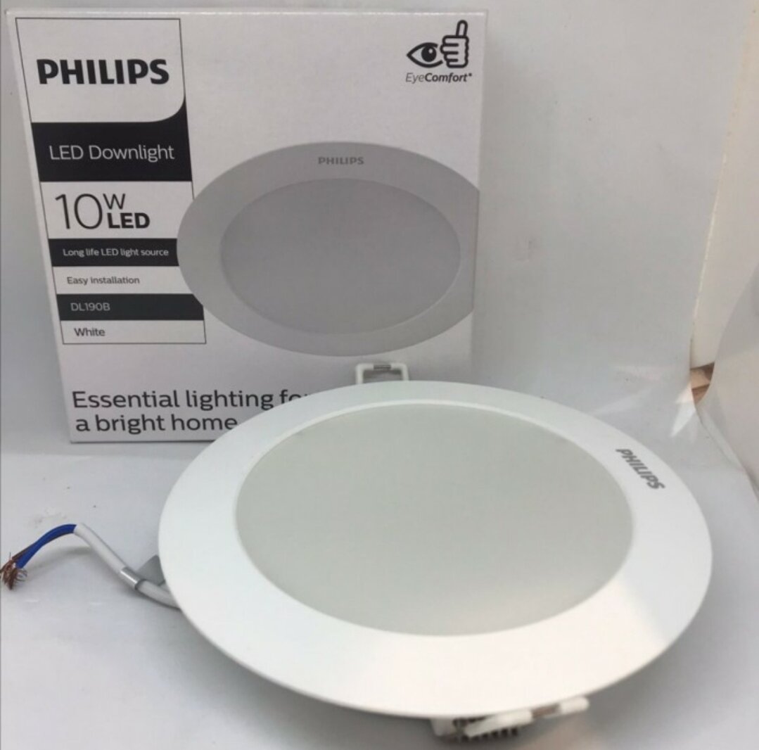 Philips Downlight LED Philips Eridani 10w 10 watt DL190B 6500K Putih / 3000K kuning | Lazada ...