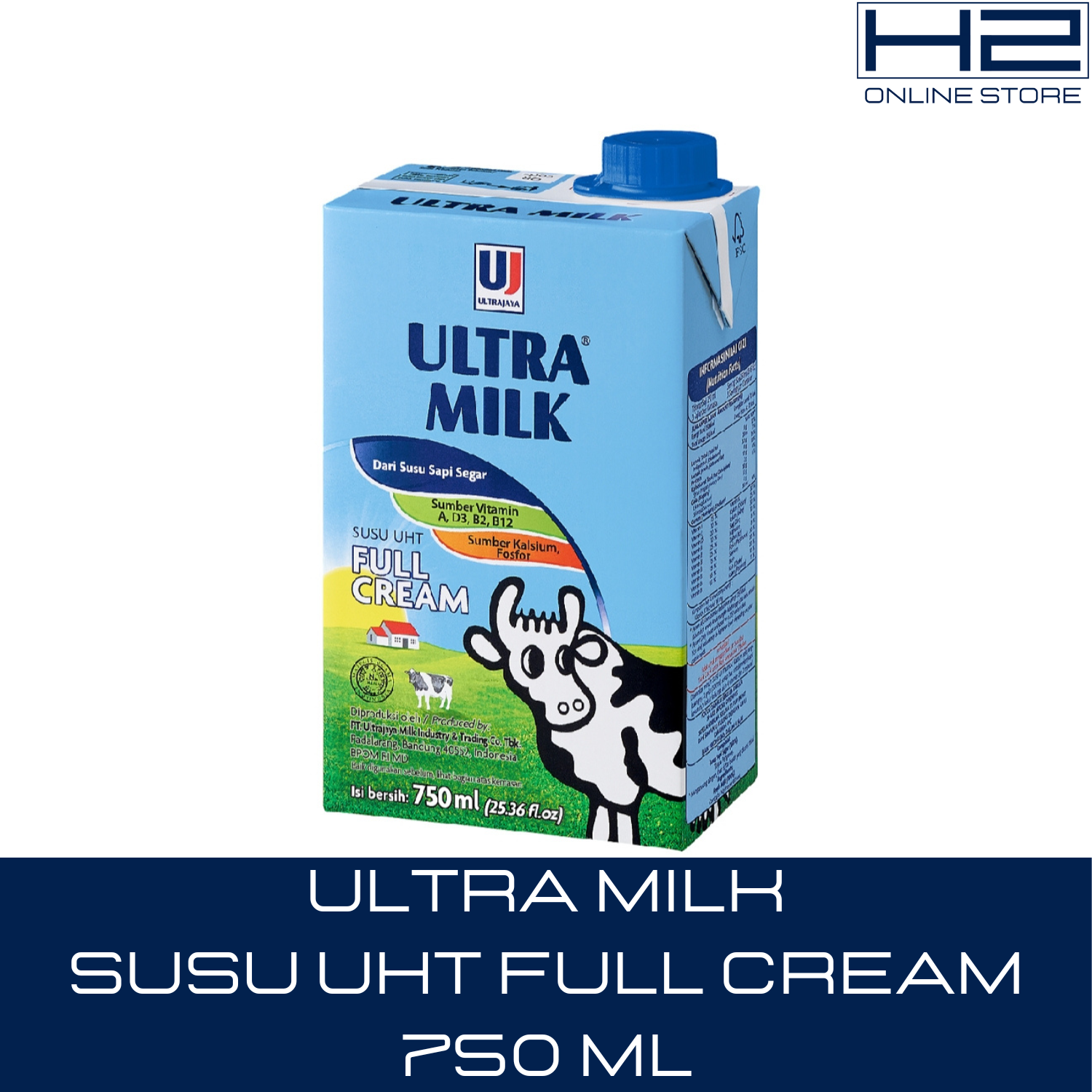 ULTRA MILK susu UHT Full Cream 750 ml | Lazada Indonesia