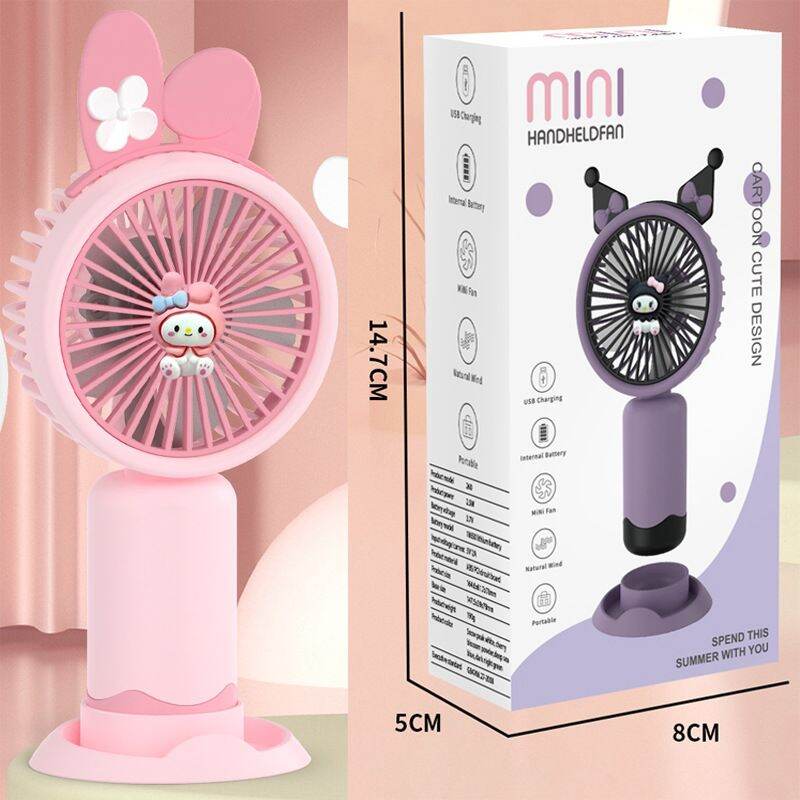 Kipas Angin Mini Portable Model Kuromi | Lazada Indonesia