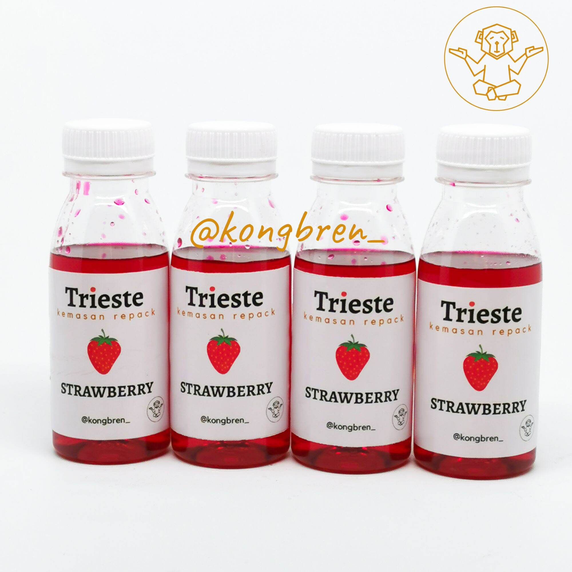 Sirup Strawberry Trieste 100 ml - Trieste Syrup Strawberry 100ml ...