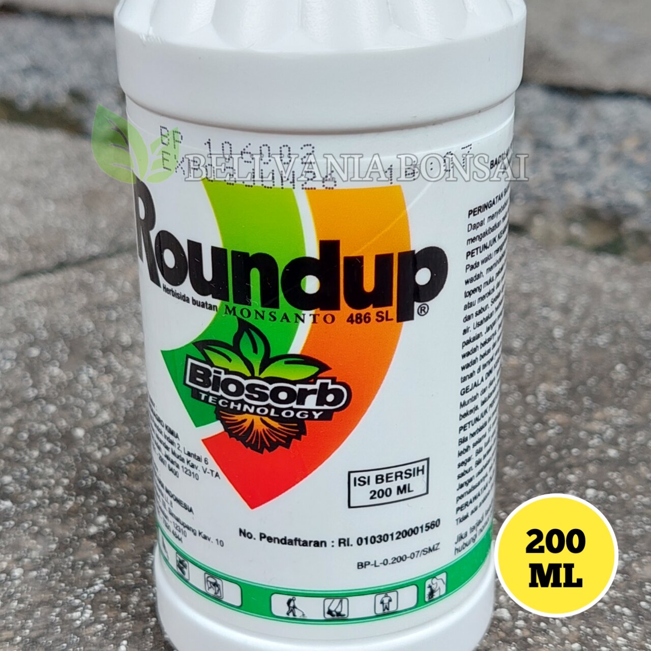 Roundup 486 SL Herbisida Pembasmi Rumput Liar Dan Gulma 200 ML | Lazada ...