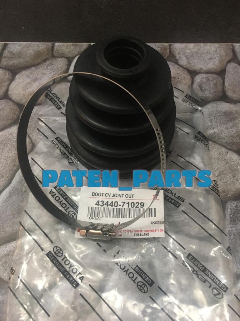 BOOT CV JOINT OUT + KLEM 4 INCH GREAT/SOLUNA/TWINCAM KARET AS RODA LUAR ...