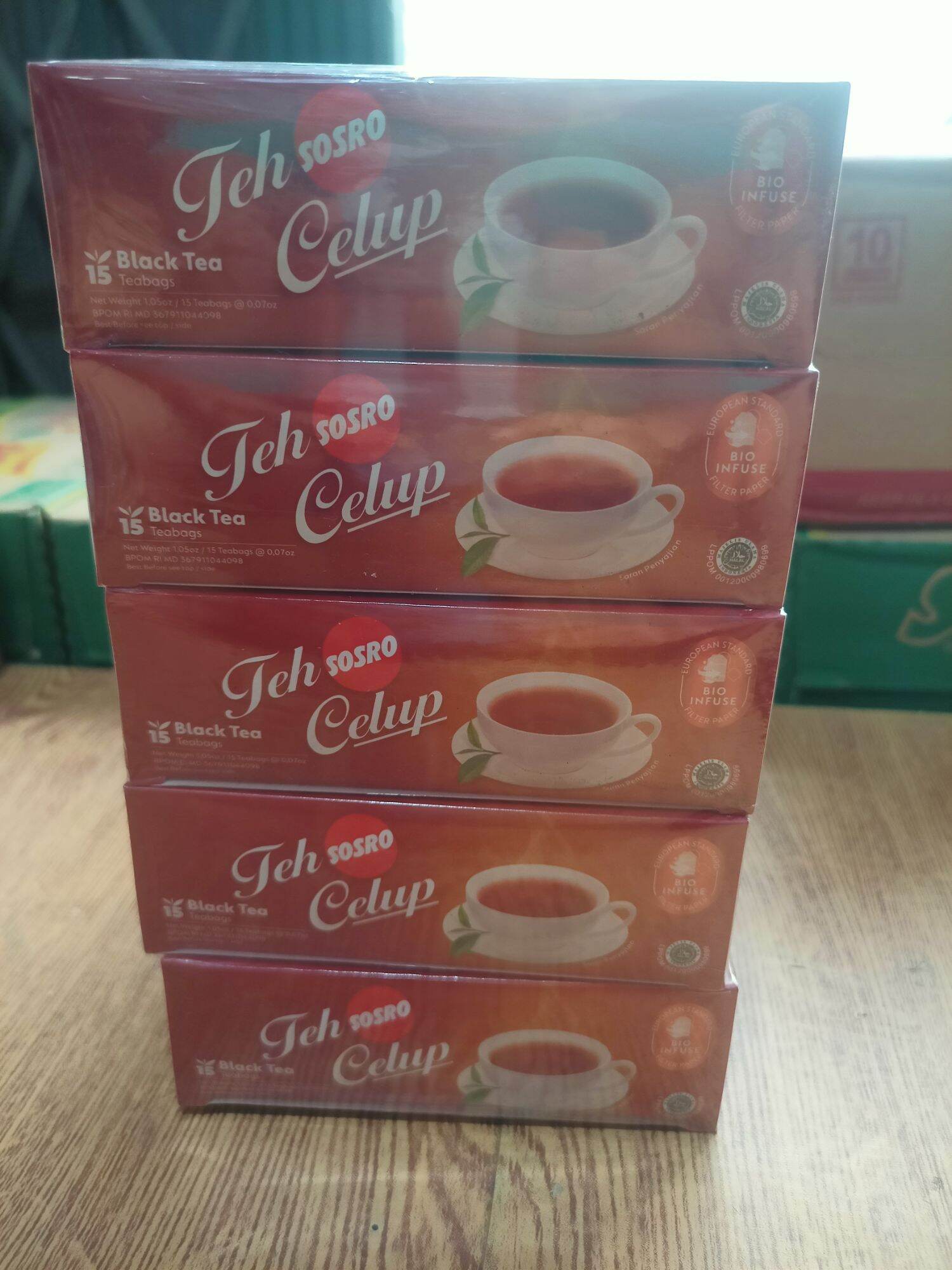 Teh Celup Sosro isi 15 teabags (10 Kotak) | Lazada Indonesia