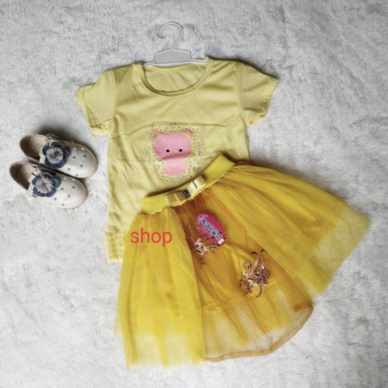 rok tutu anak perempuan model brokat tengah umur 2-3 tahun | Lazada ...