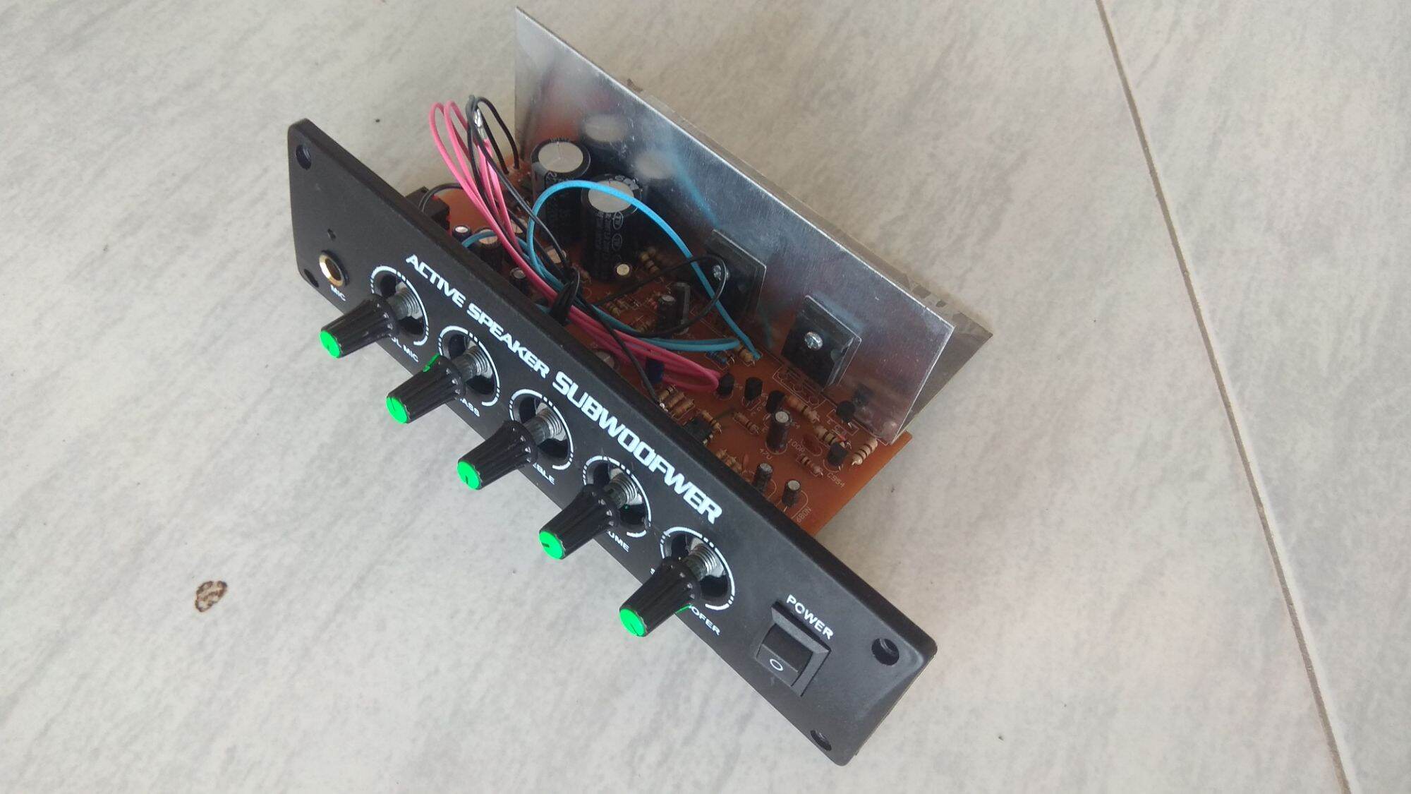 Kit ampli mono aktif speaker Tip 2955/3055 dengan filter subwofer ...