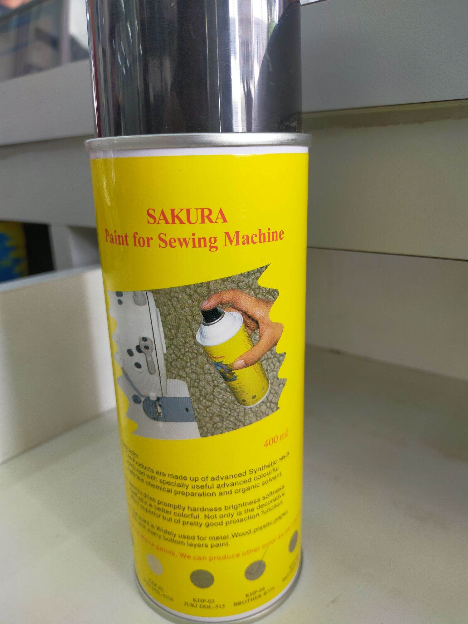 Cat Mesin Jahit Sakura / Sakura Paint Sewing Machine - Khp-08 (Siruba ...