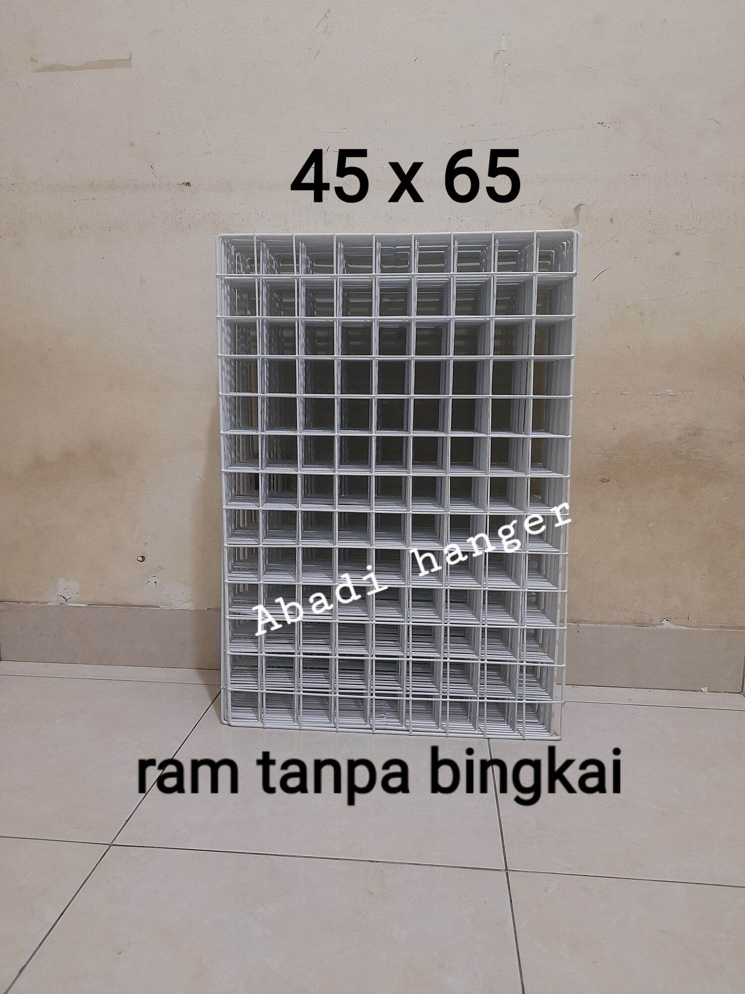 jaring ram besi 45 x 65 tanpa bingkai / ram besi tanpa bingkai | Lazada ...