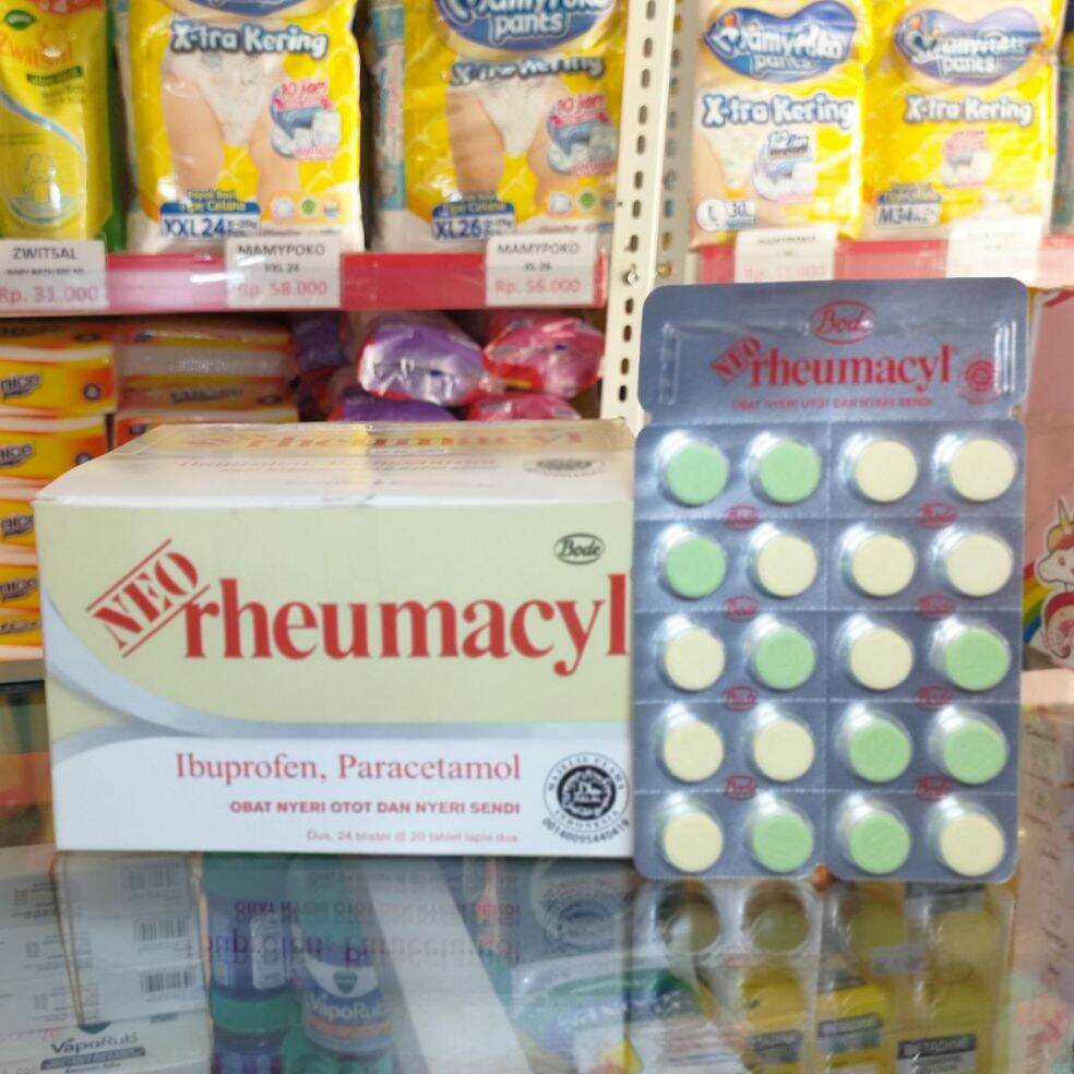 NEO RHEUMACYL 1 ISI 20 TABLET / OBAT NYERI OTOT NYERI SENDI NEO REMASIL ...
