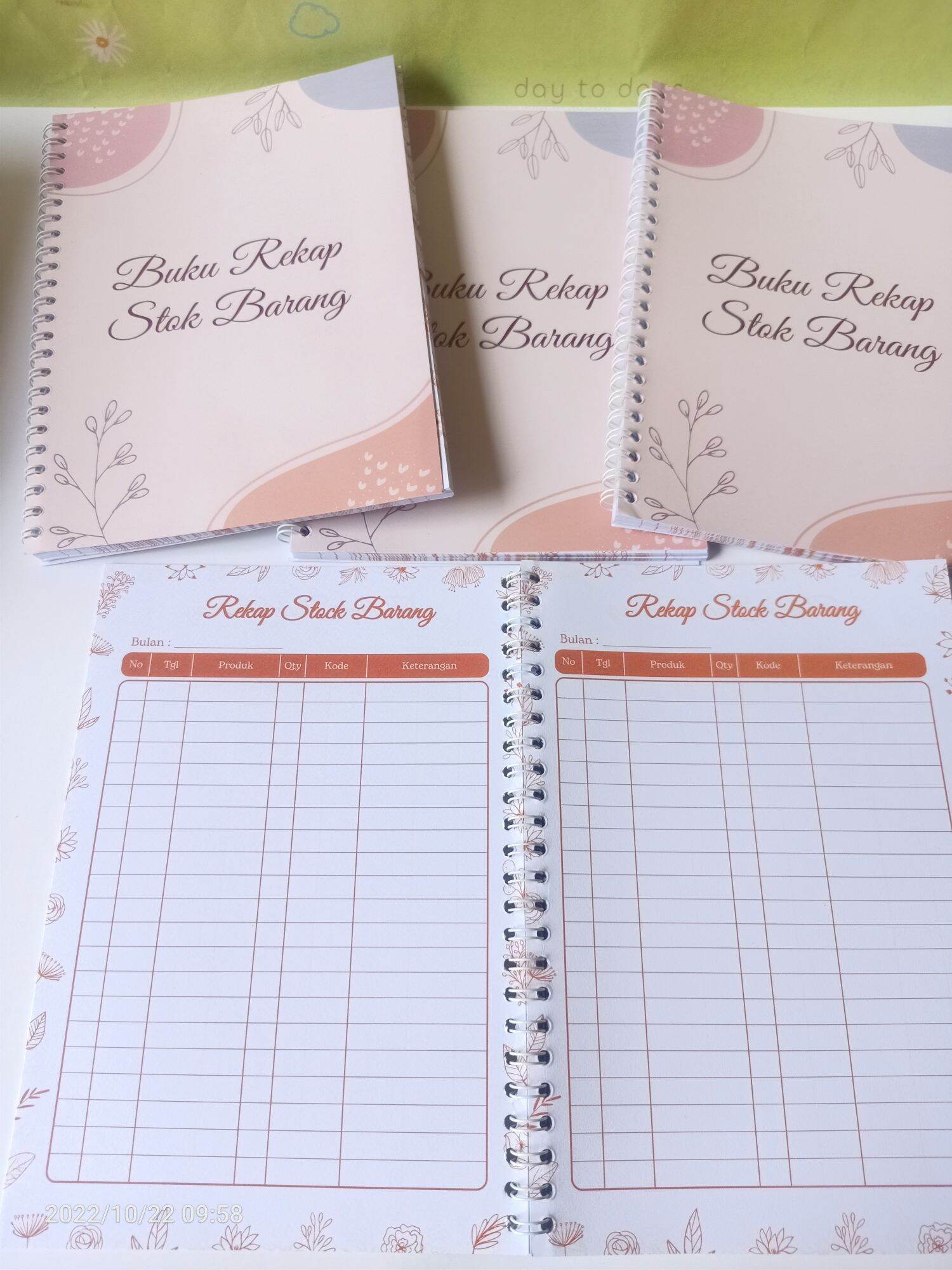 buku stock barang,buku rekap,pembukuan,buku rekap penjualan | Lazada ...