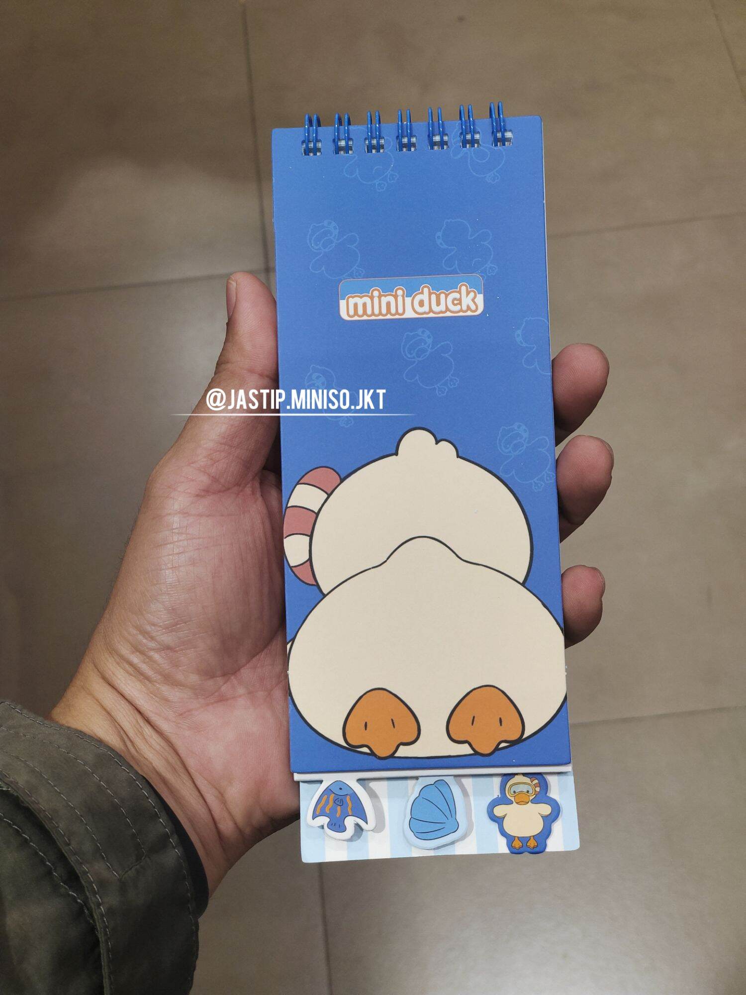 MINISO 🆕 Memo Book Wirebound DIVING DUCK 80 Sheets | Lazada Indonesia