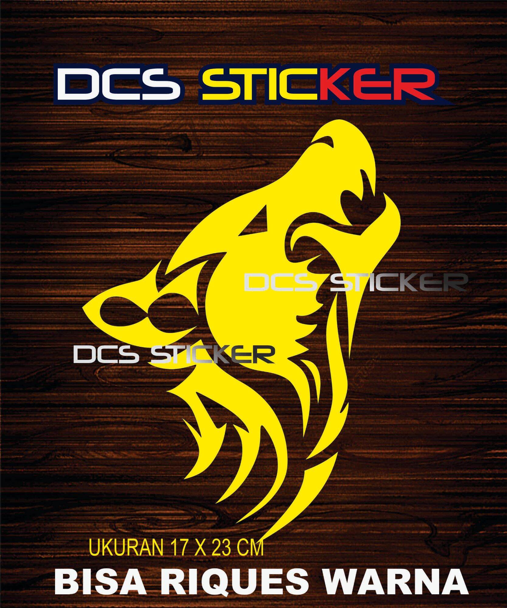 CUTTING STICKER SILUET KEPALA MACAN | Lazada Indonesia