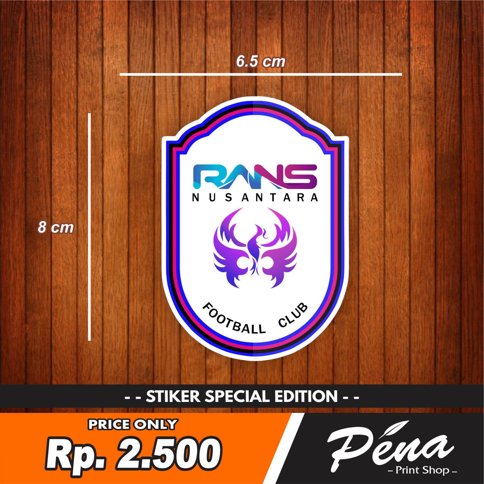 Sticker Stiker Bola RANS Nusantara FC | Lazada Indonesia