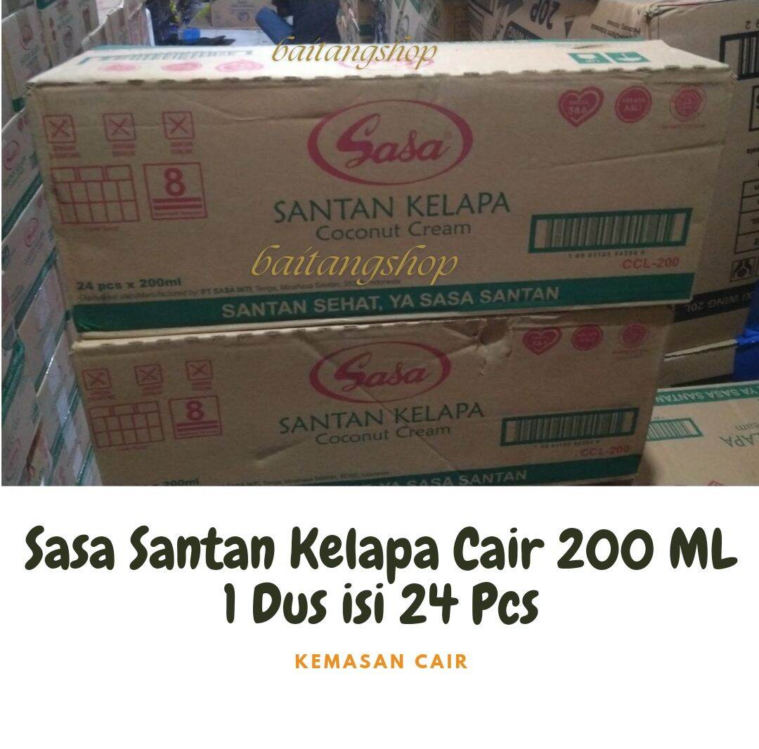 DUS SASA SANTAN KELAPA CAIR 200ML ISI 24 PCS | Lazada Indonesia