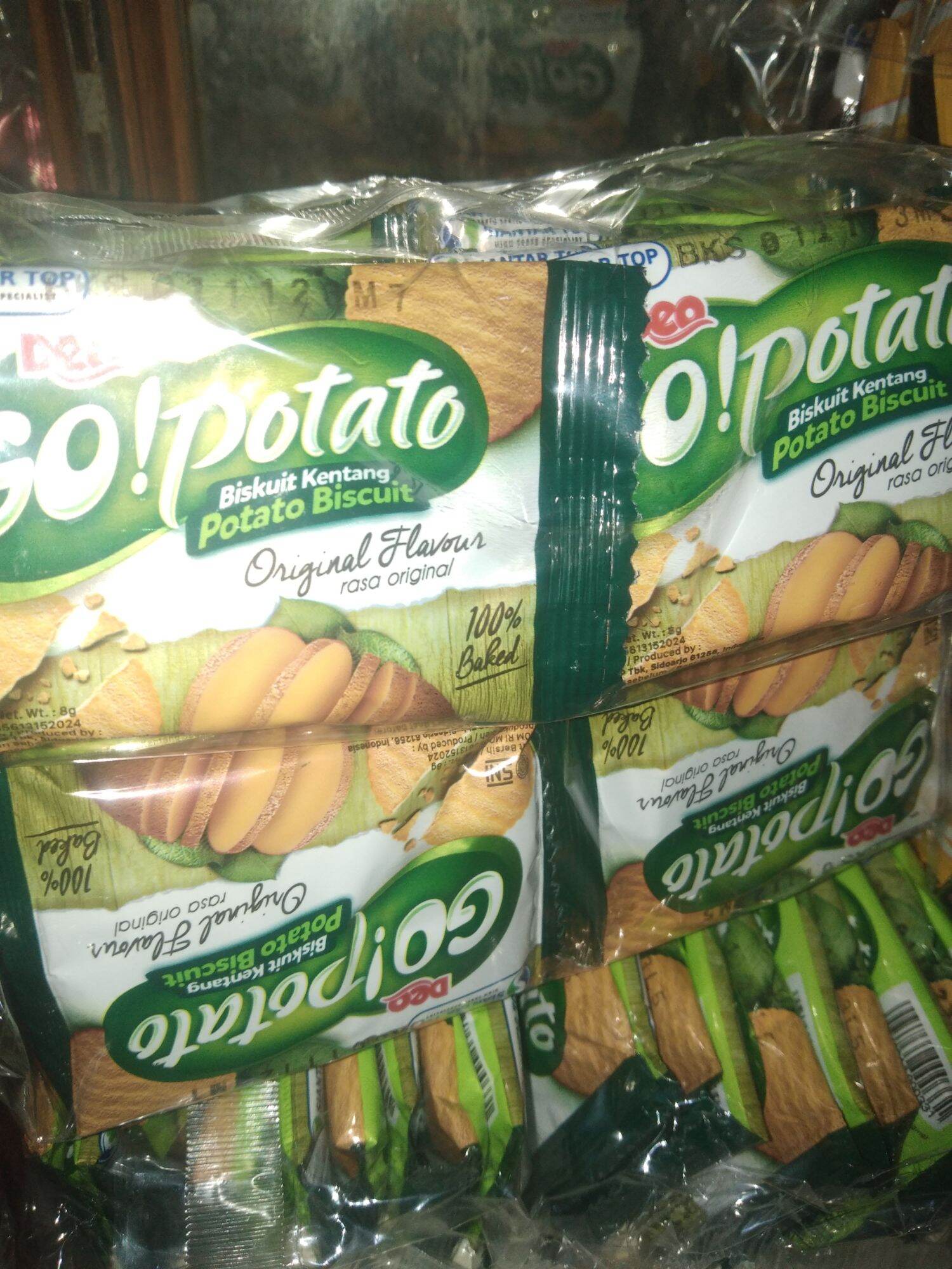 Go Potato biskuit kentang 1pack isi 20pcs | Lazada Indonesia