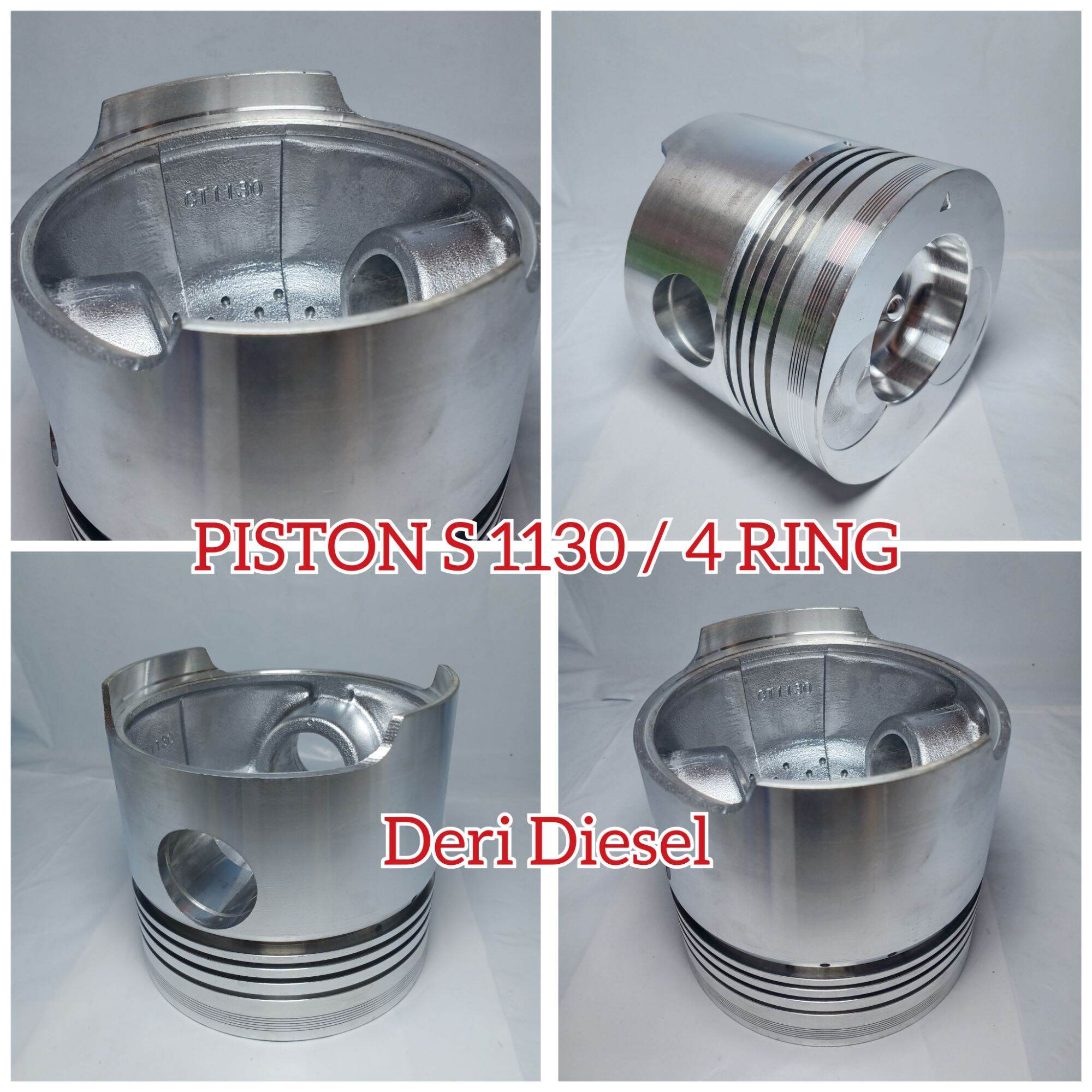 piston seher s 1130 / 4ring/ piston untuk mesin dongfeng 30pk | Lazada ...