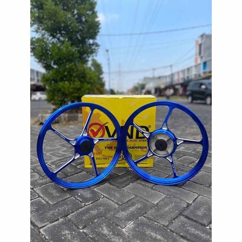 (COD) Velg vnd original ukuran 140/17 & 160/17 warna biru asli cnc velg ...