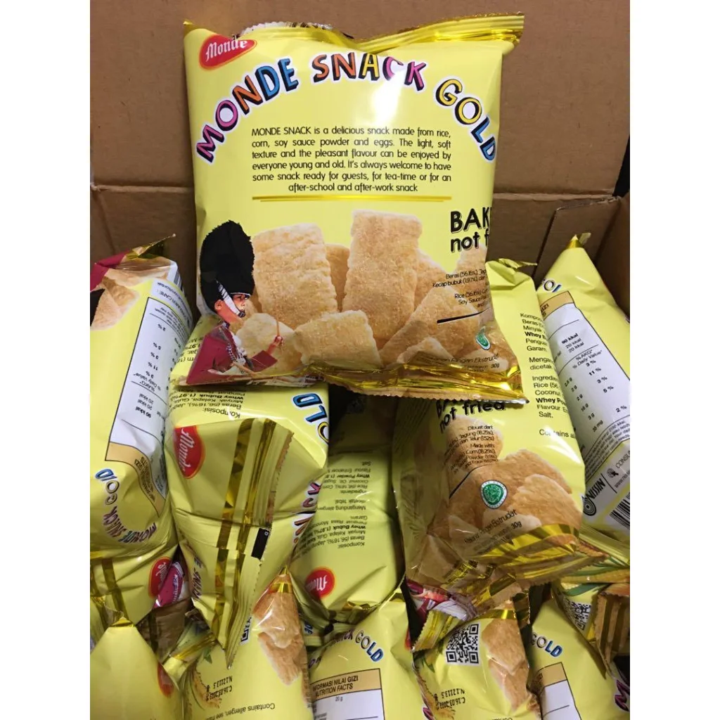 Monde Snack Gold Isi 4 Kemasan 30gr | Lazada Indonesia