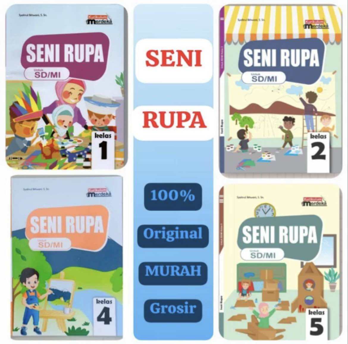 Buku Siswa Seni Rupa SD/MI Kelas 6 Kurikulum Merdeka Kurmer - Gilang pratama | Lazada Indonesia