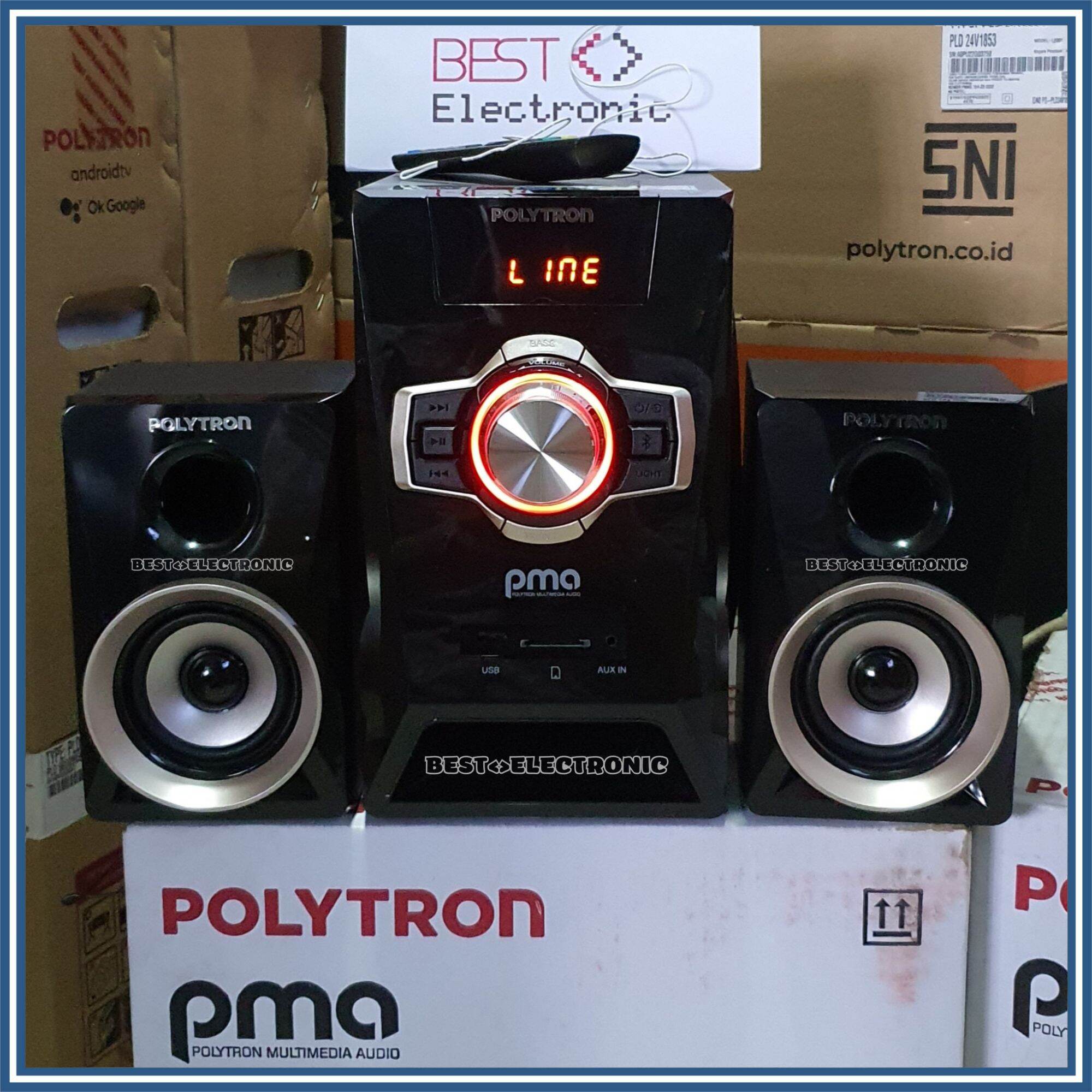 SPEAKER AKTIF POLYTRON PMA 9321 PMA9321 PMA-9321 RADIO + BLUETOOTH ...