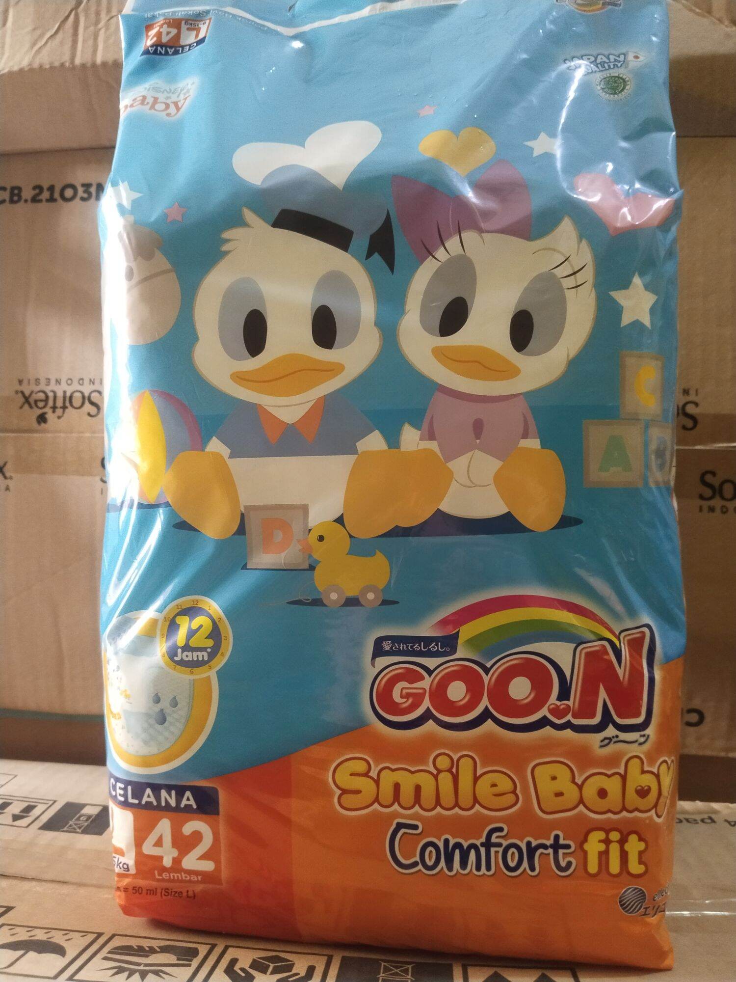 GOO.N Goon Smile Baby Comfort Fit Pants S32 M30 L28 XL26 XXL24 M44 L42(jumbo) | Lazada Indonesia