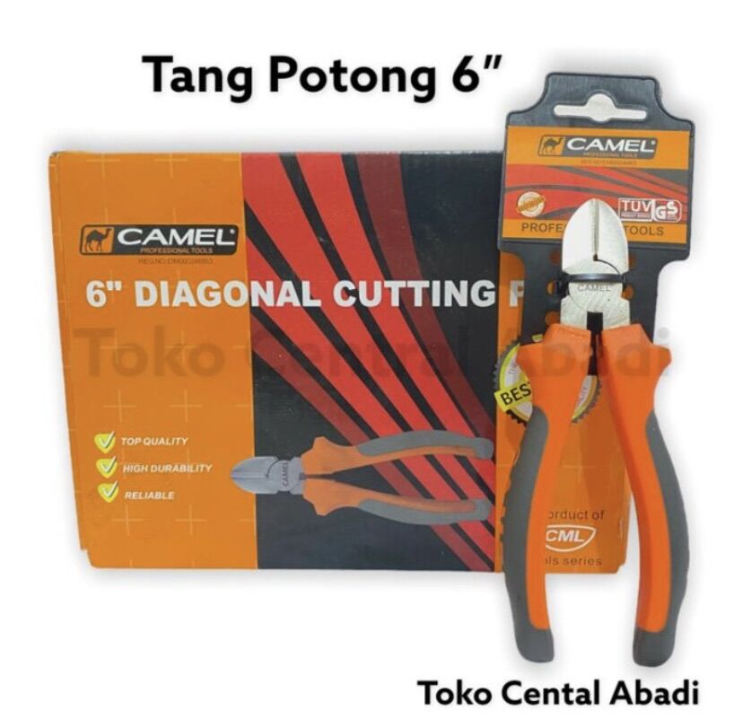 Tang Potong Camel 6" / Tang Potong Listik / Tang Orange | Lazada Indonesia