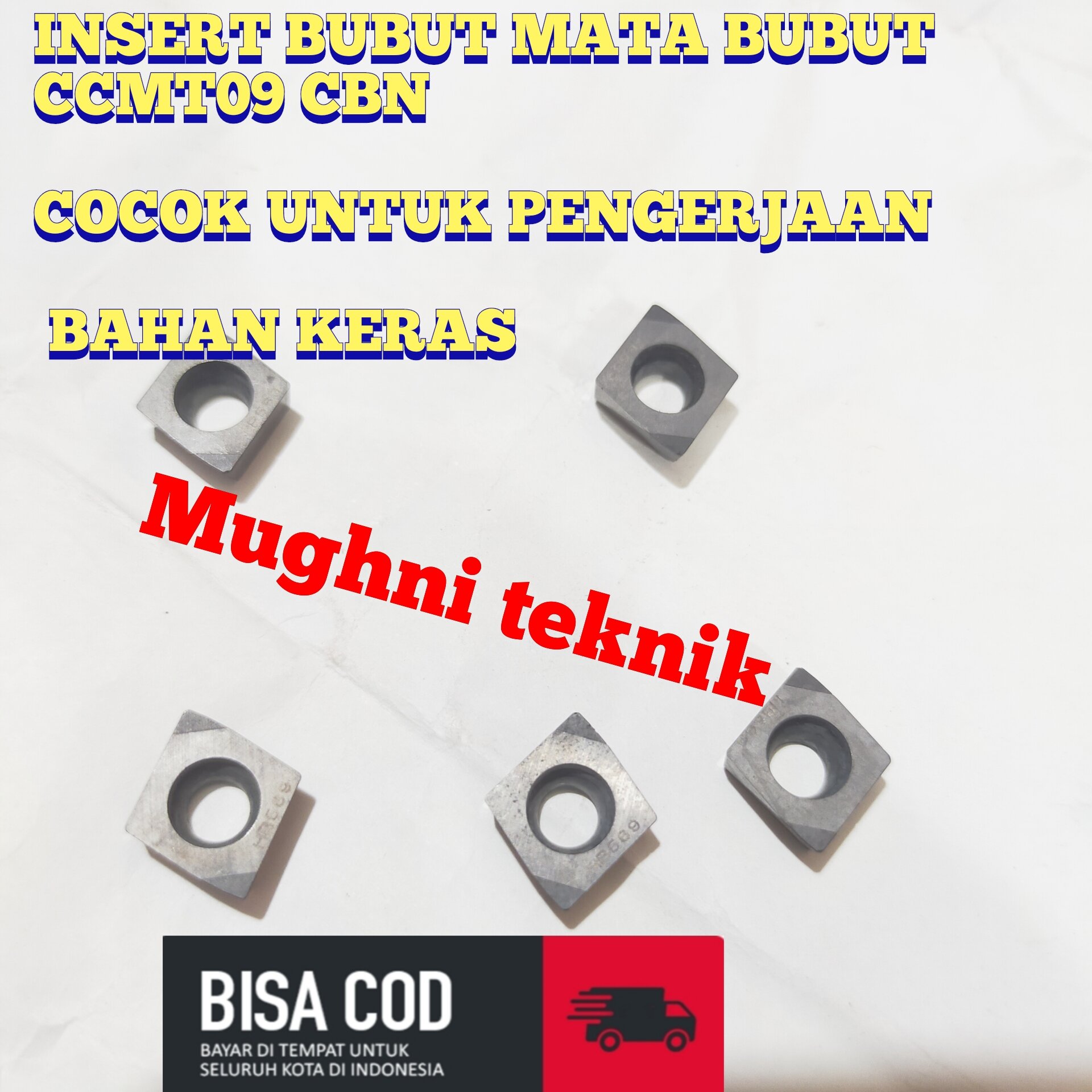 INSERT BUBUT MATA BUBUT PAHAT BUBUT INSERT BAJA CCMT09 CBN BUKAN DCMT ...