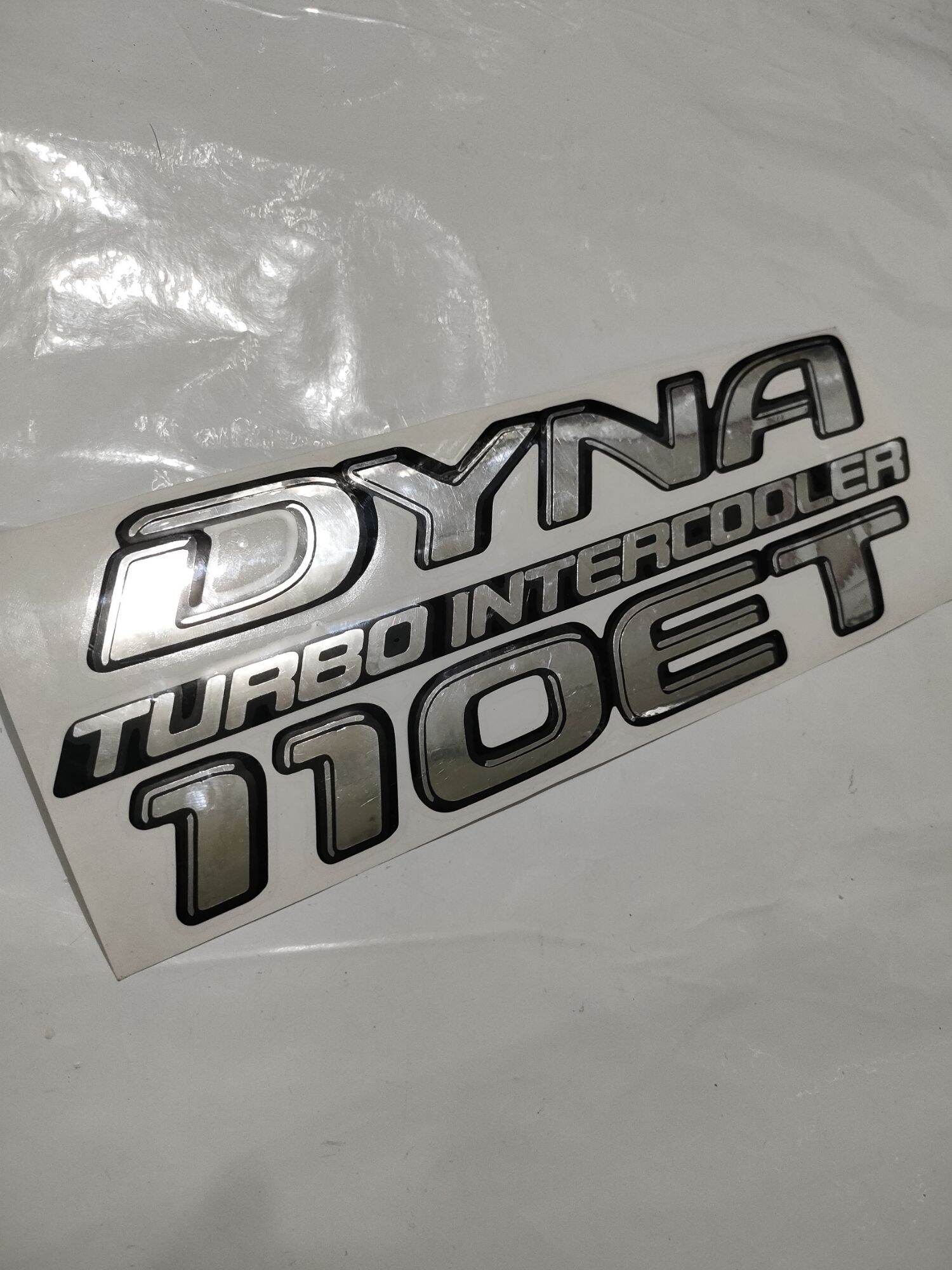 Stiker Cutting Truk DYNA 130HT - DYNA 110 FT- DYNA 110 ET ukuran 25.5x9 ...