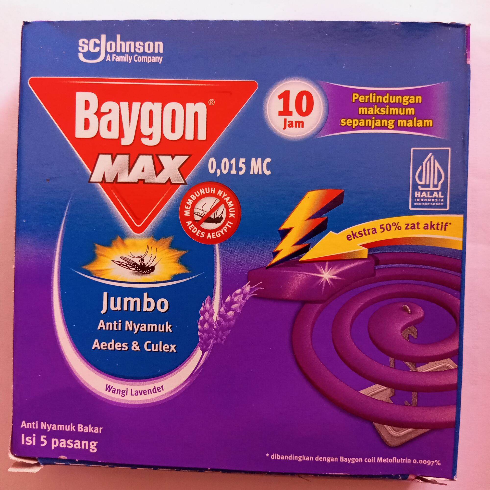 Baygon obat nyamuk bakar warna Ungu 1 pak | Lazada Indonesia