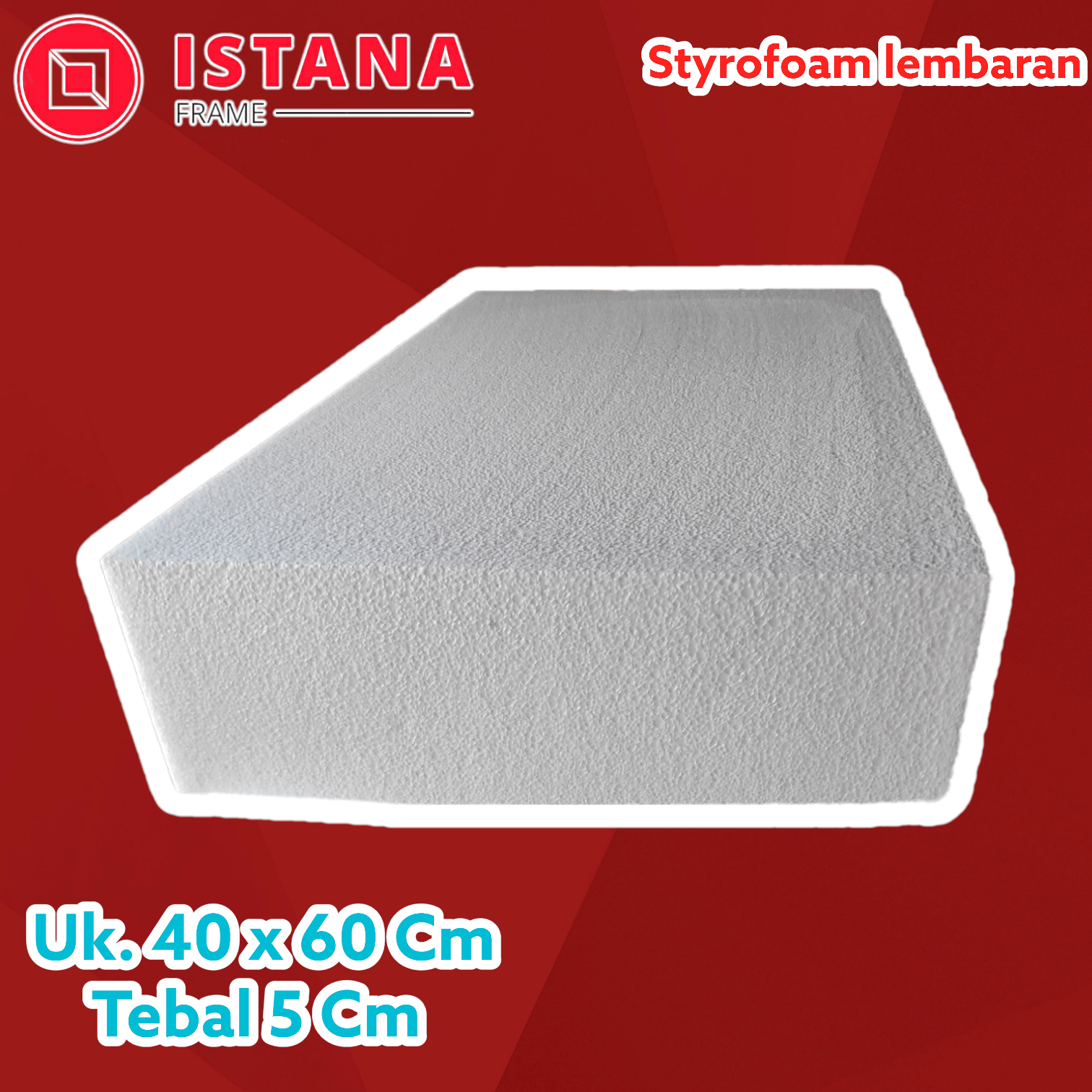 Styrofoam Gabus Lembaran Uk 40 x 60 Cm Tebal 5 Cm | Lazada Indonesia