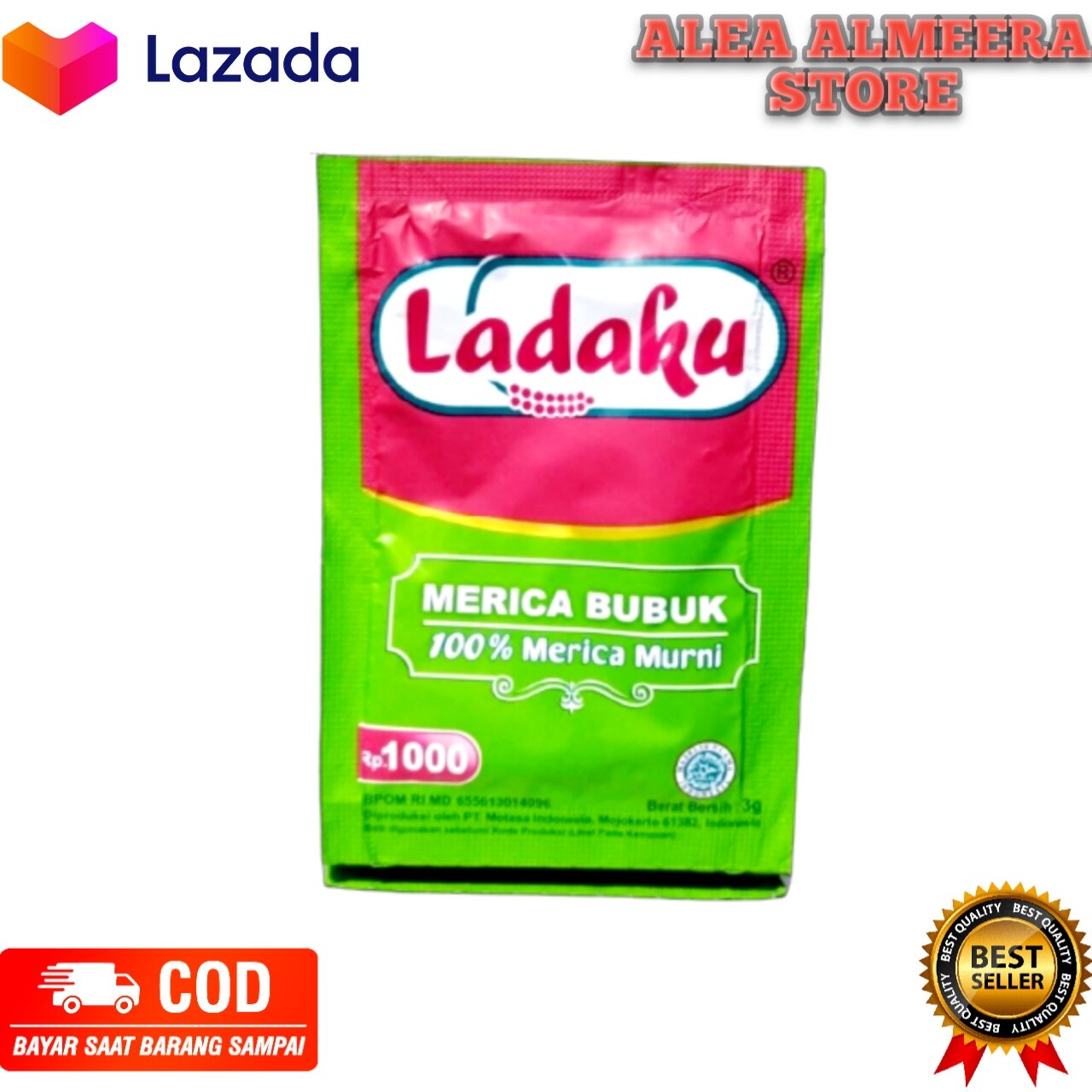 Ladaku Merica Bubuk Kemasan Renceng 12 Sachet | Lazada Indonesia