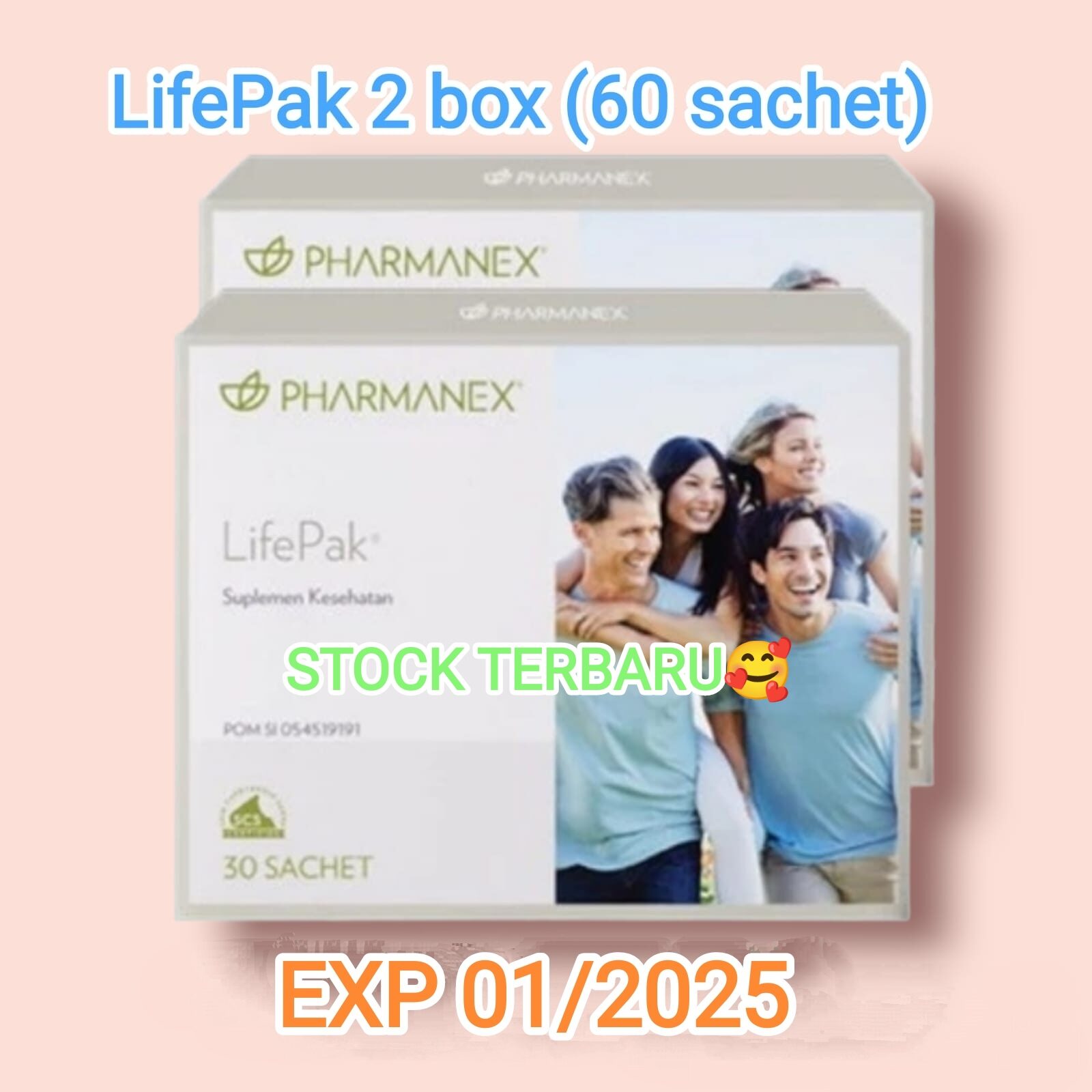 PROMO!!!Lifepak 60sachet (2 box) | Lazada Indonesia
