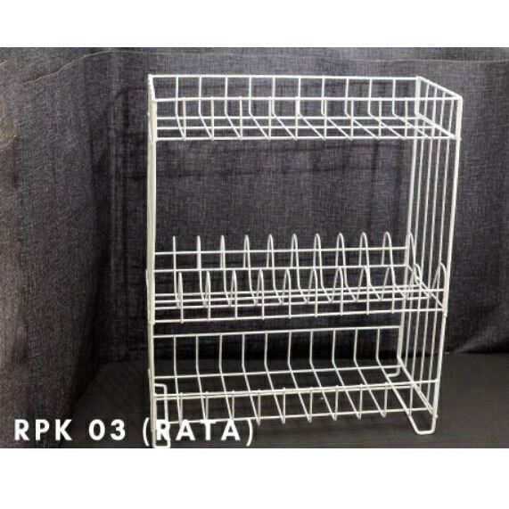 RAK PIRING kECIL SUSUN 3 BESI KOKOH (RPK 03) | Lazada Indonesia
