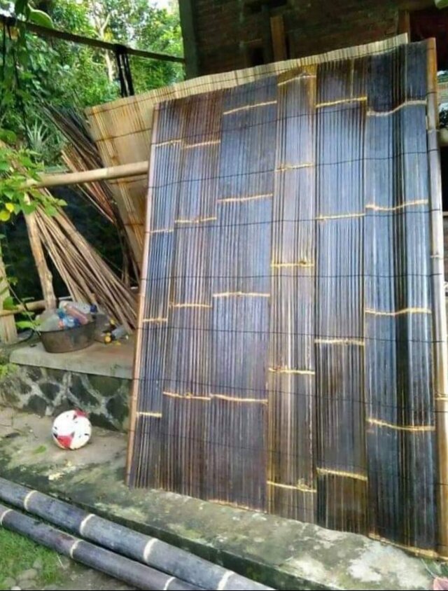 Keray bambu hitam full Kulit+Vernis 2x2 | Lazada Indonesia